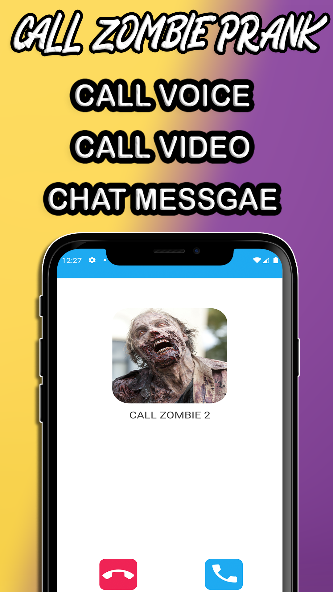 Video Call Scary Zombie - Zombie Fake Call and Chat Simulator Prank ...