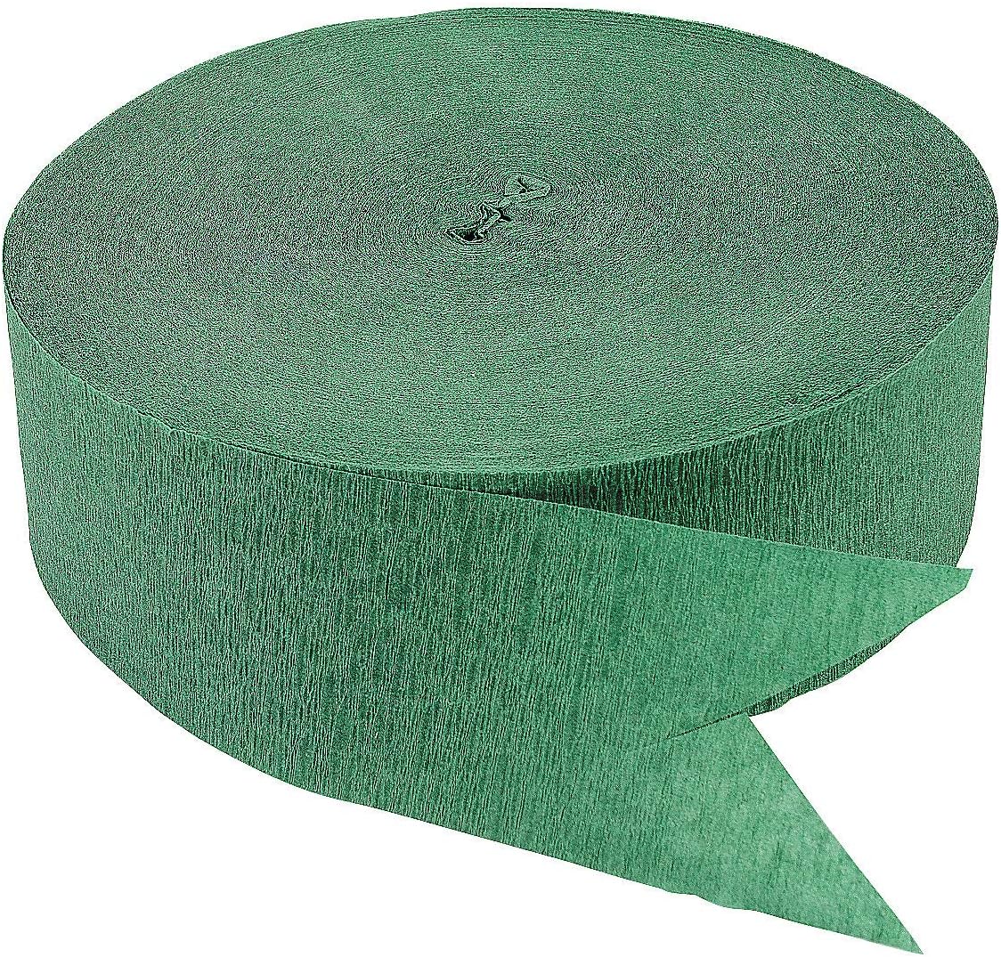 Amazon.com: Jumbo Forest Green Paper Streamer Roll - 2" x 500ft, 1 ...