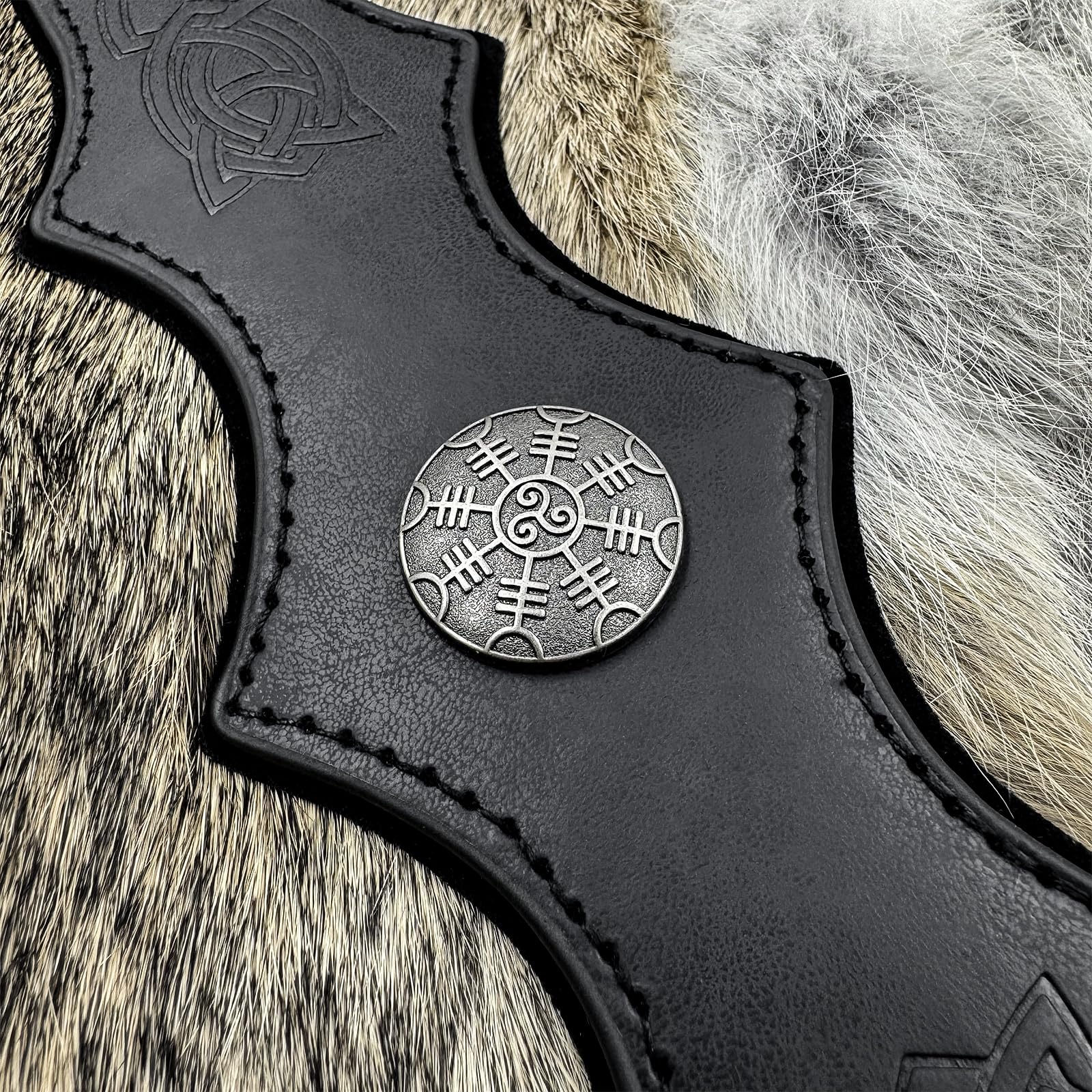 Snapklik.com : Medieval Headband Ajustable Leather Headband Viking ...
