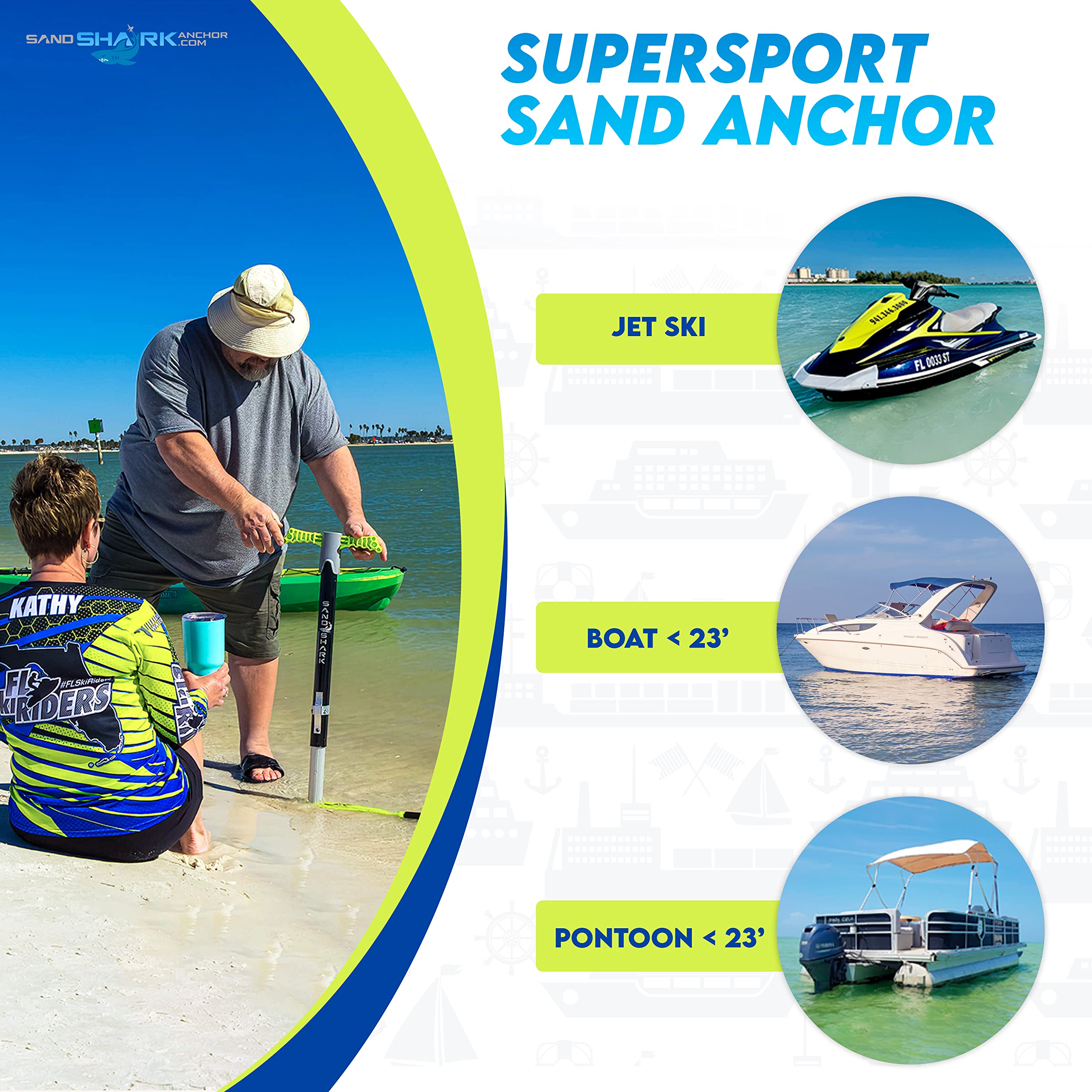 Snapklik.com : SandShark Patent Pending Supersport 3.0 Boat Anchor ...