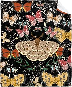 Amazon.com: SUPERICH Butterfly Insects Baby Blanket Gifts Super Soft ...