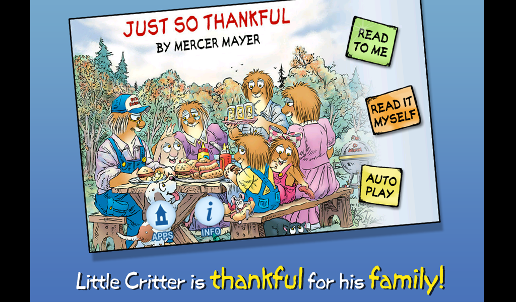 Just So Thankful - Little Critter - App on the Amazon Appstore