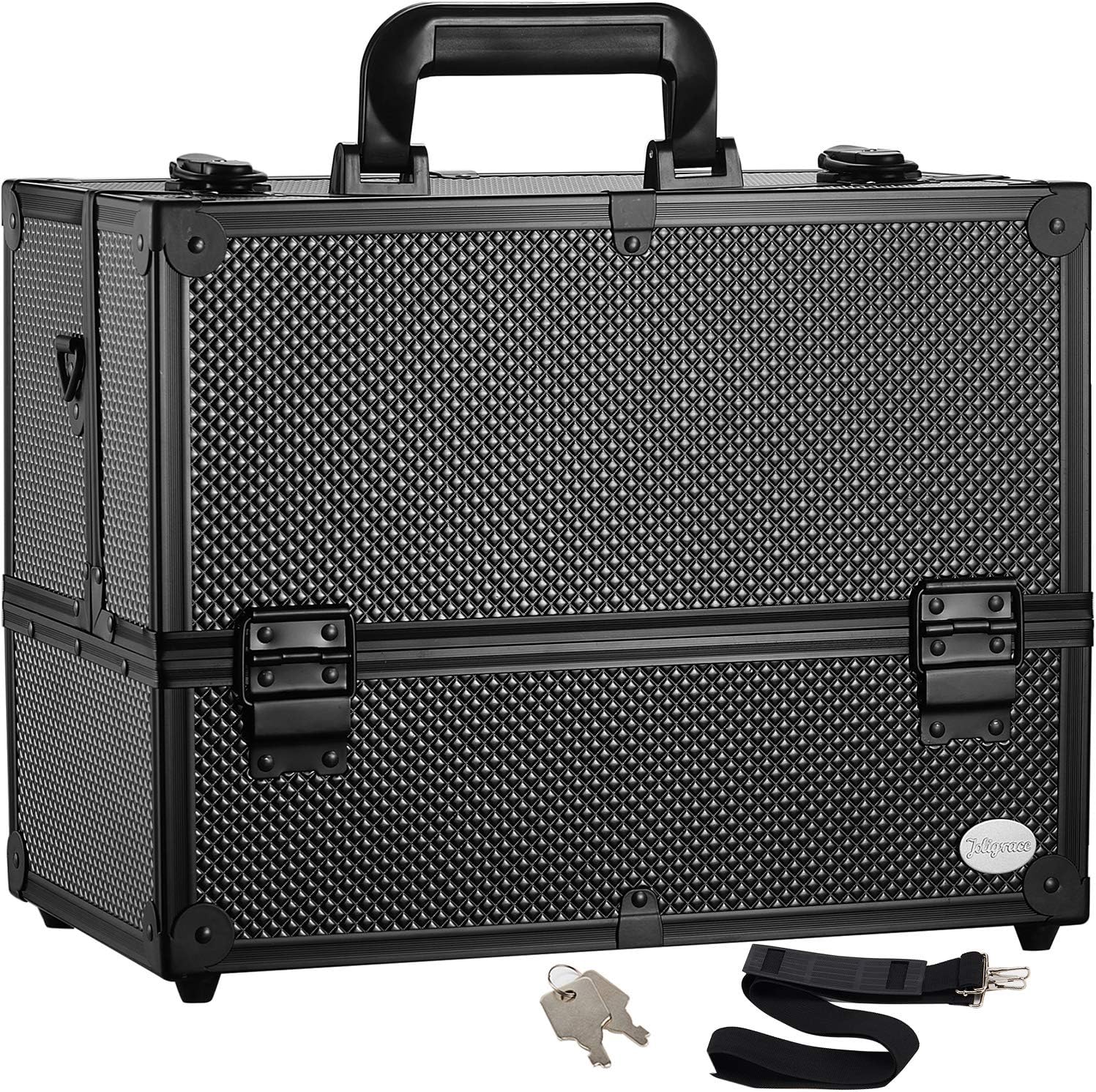 Amazon.com : Makeup Train Case - Professional 14" Large Make Up Artist ...