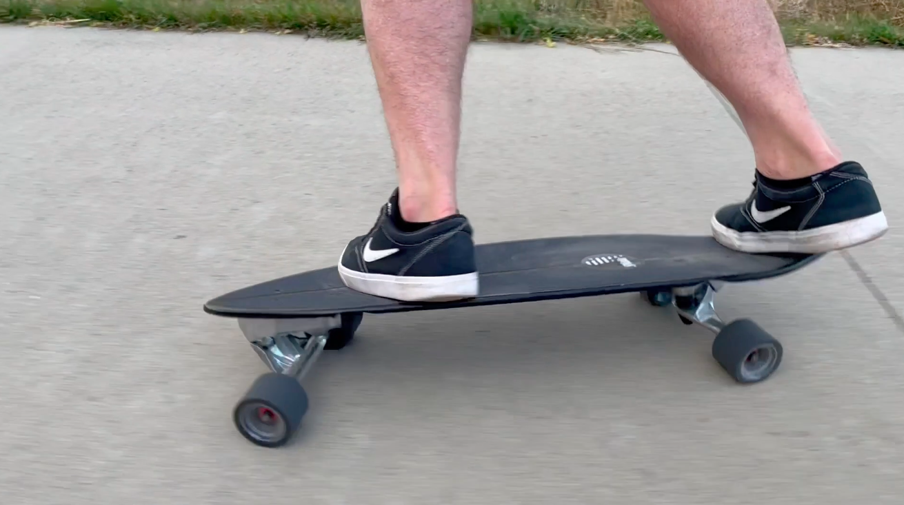 Watch Review and Demo Slide Surf Skate Skateboard Diamond Carvin on ...