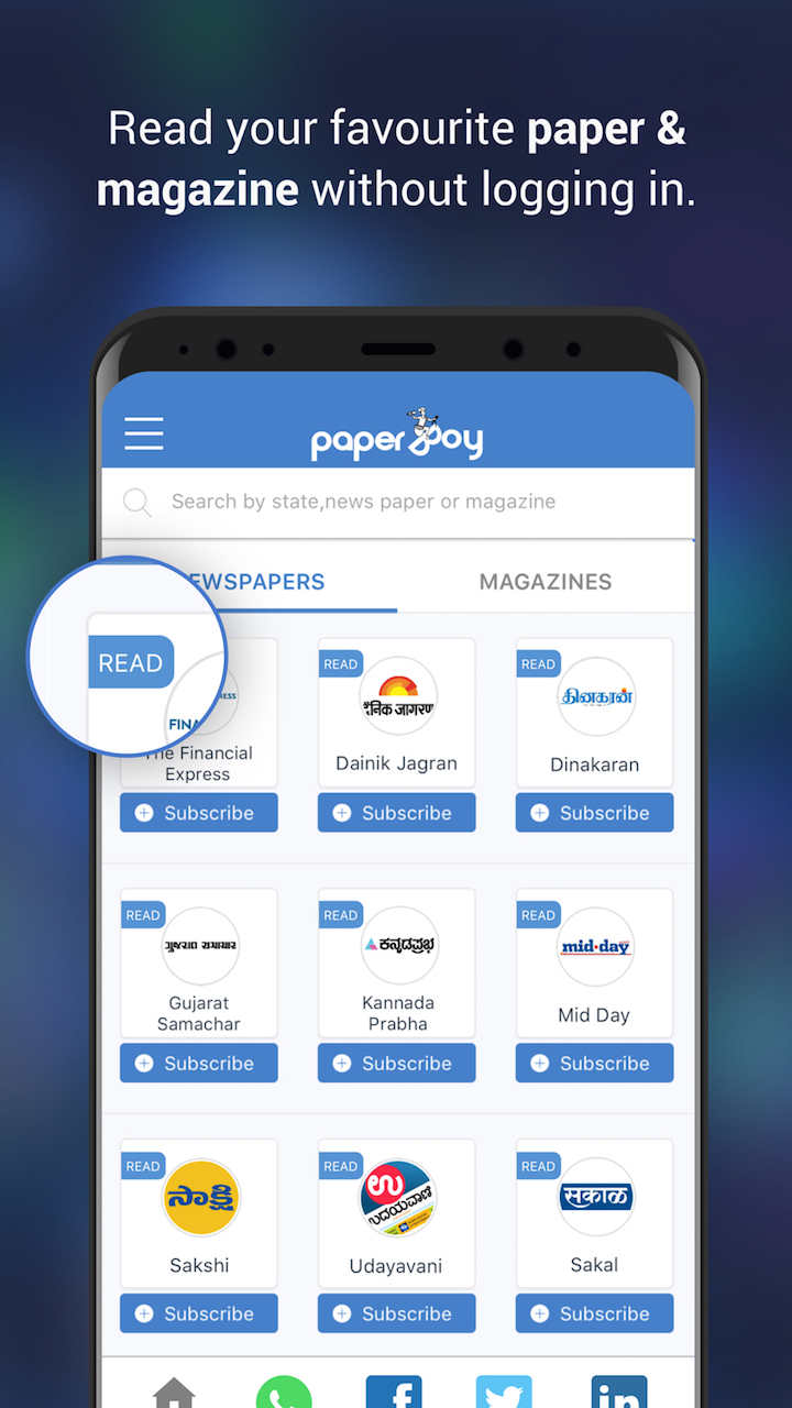 Paperboy : Newspapers, ePapers & Magazines - App on Amazon Appstore