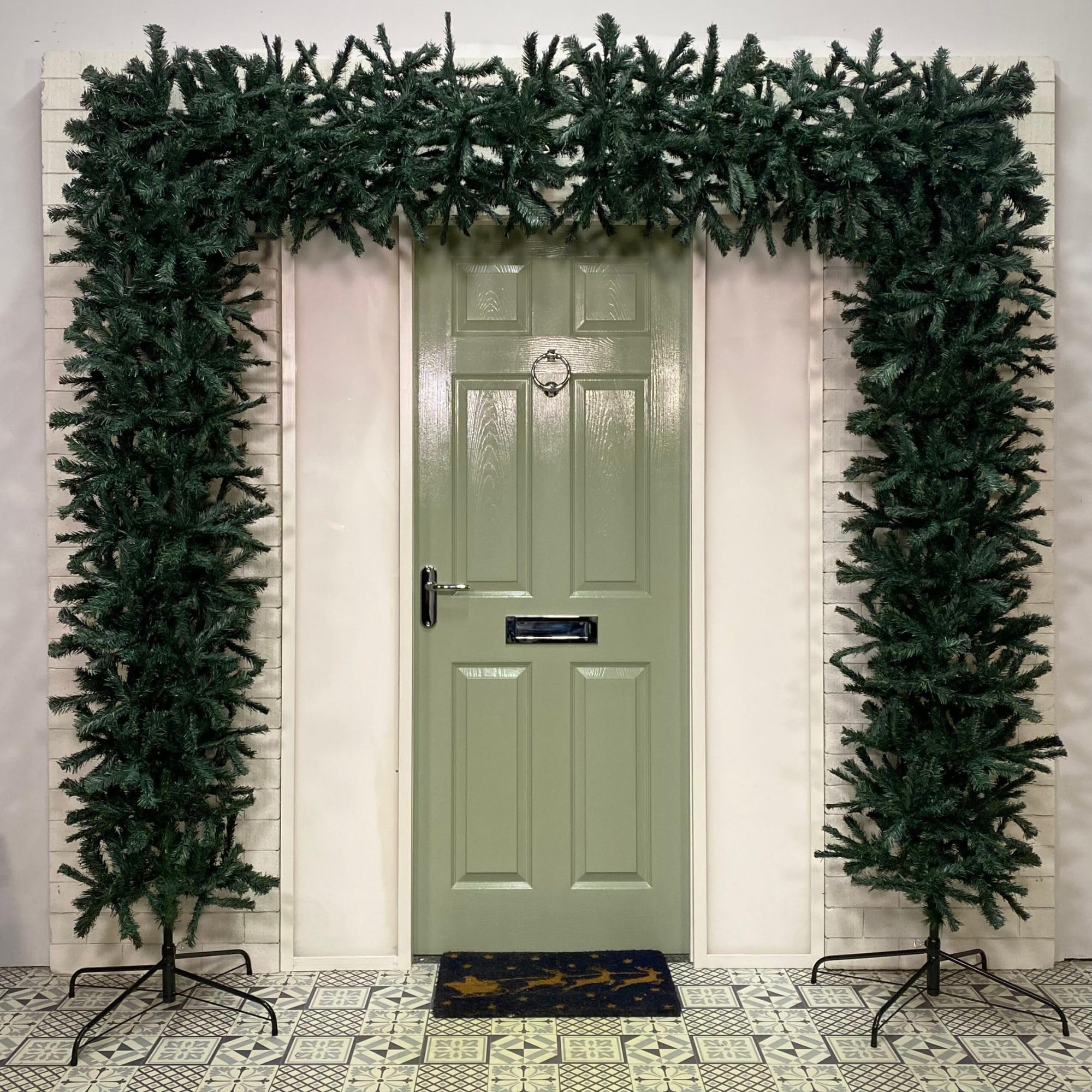 Samuel ALEXANDER 8ft (2.55m) Double Door Artificial Christmas Tree Arch ...