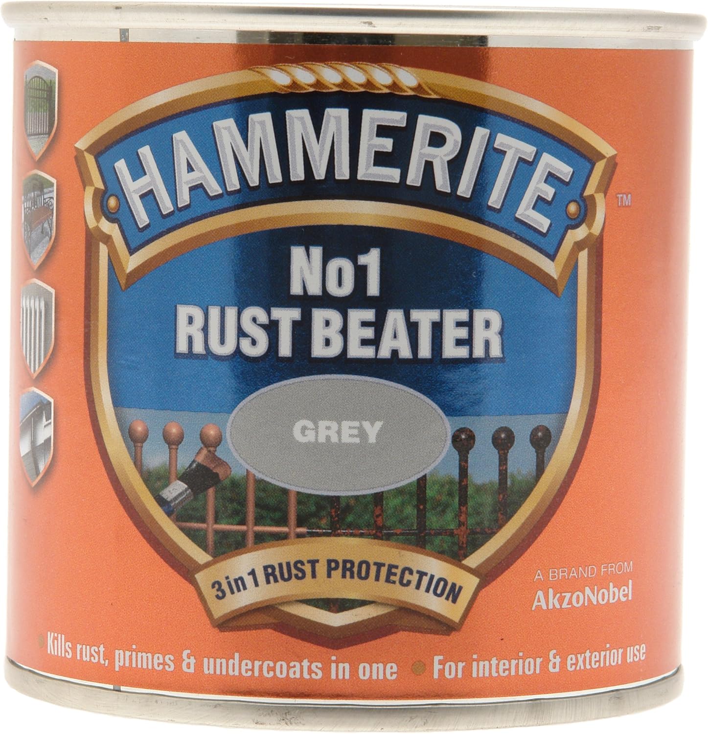 Hammerite 5158238 250ml Number 1 Rust Beater - Grey : Amazon.co.uk: DIY ...
