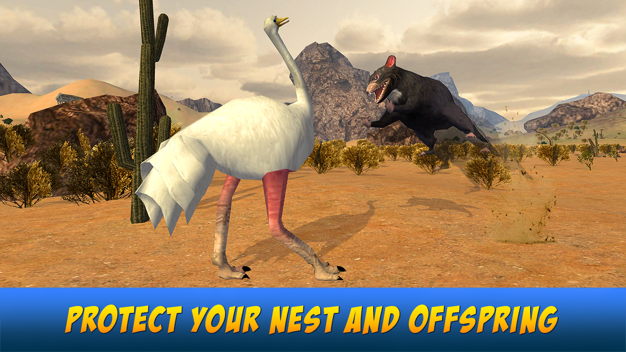 Ostrich Simulator 3D: Wild Bird Evolution | Clan of Birds Animal Dash ...