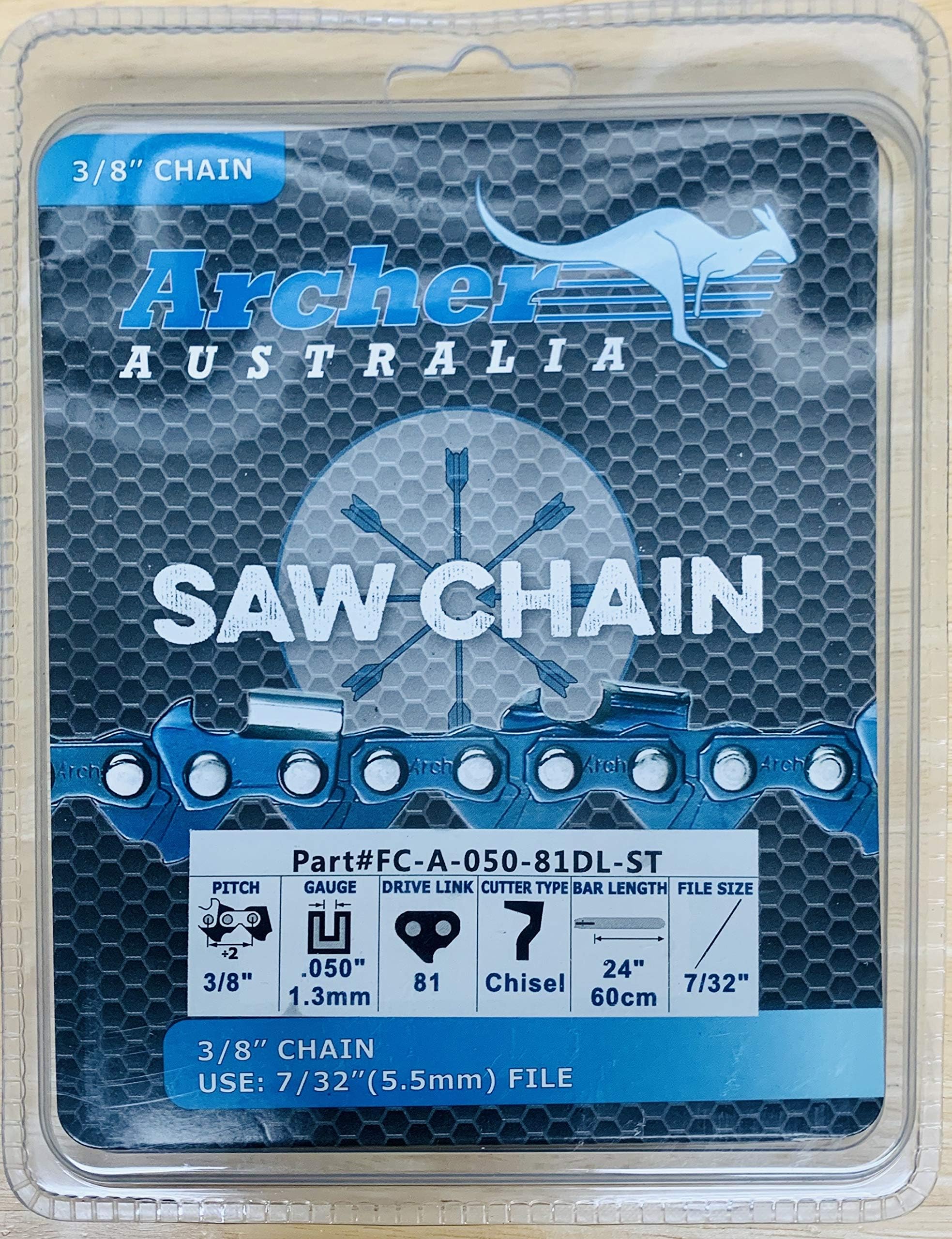 Amazon.com: 24" Chainsaw Chain 3/8" .050 84DL SKIP TOOTH replaces ...