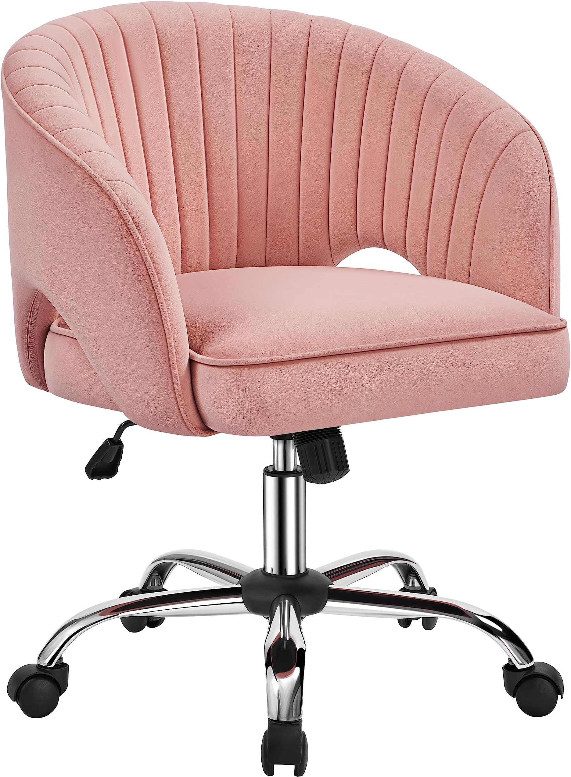 Amazon.com: ZOBIDO Comfy Home Office Task Chair with Wheels, Cute ...
