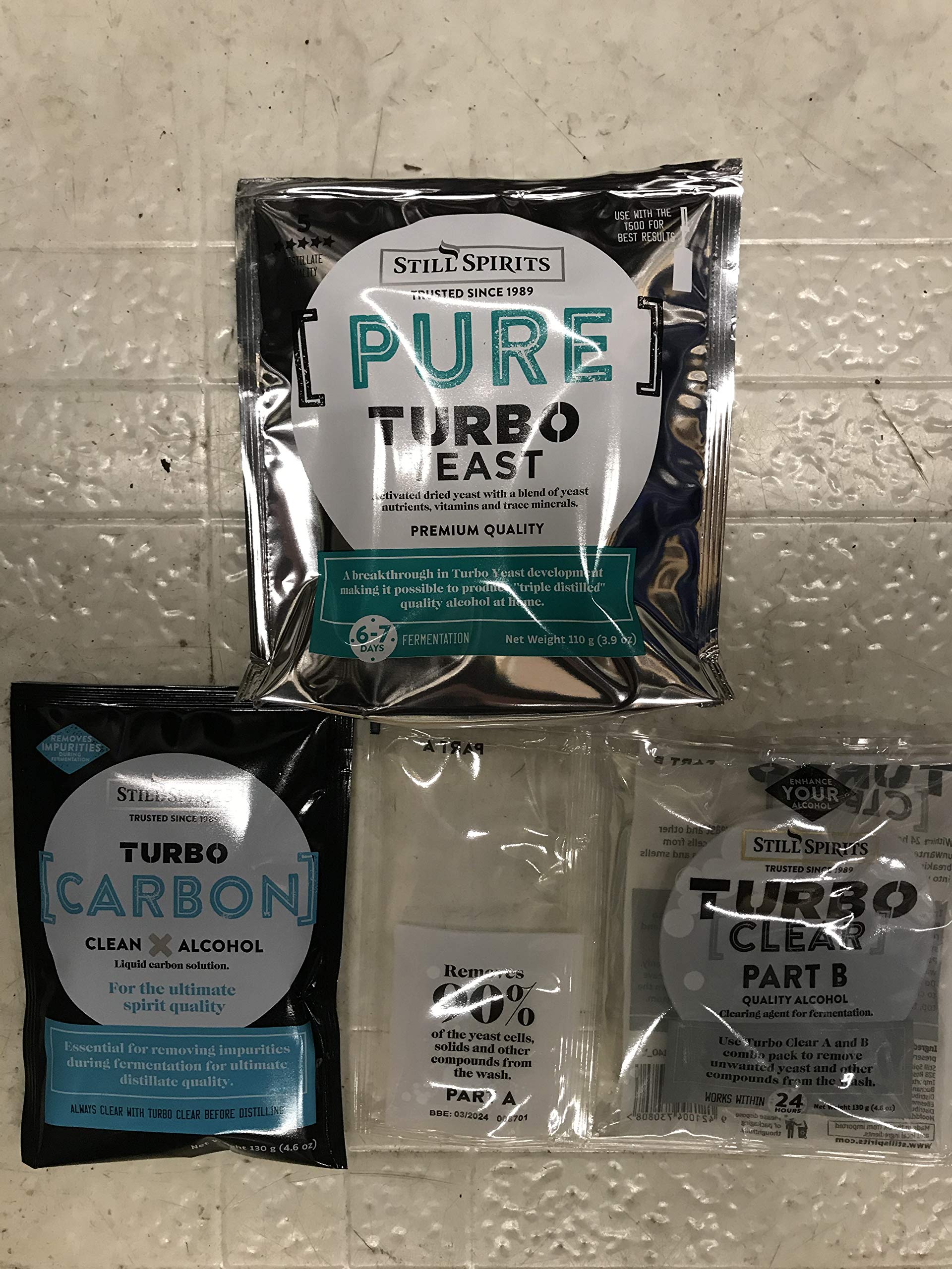 Amazon.com: Still Spirits Triple Pack - Pure Turbo Yeast, Turbo Carbon ...