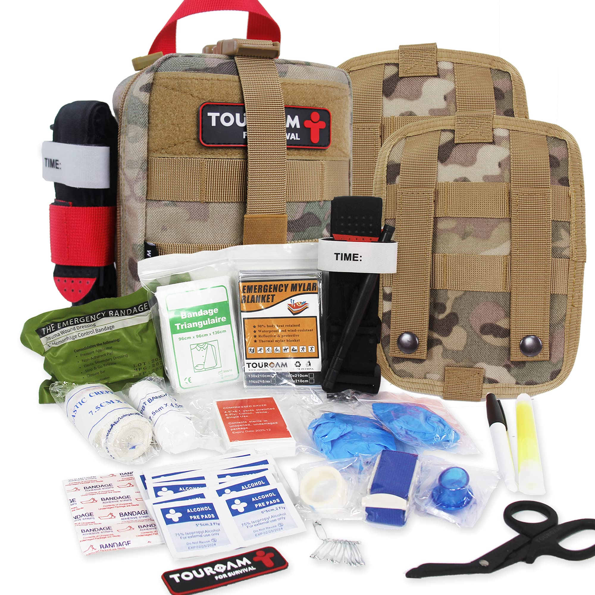 Buy IFAK Med Trauma Kit, Molle Tactical Emergency First Aid Kit ...