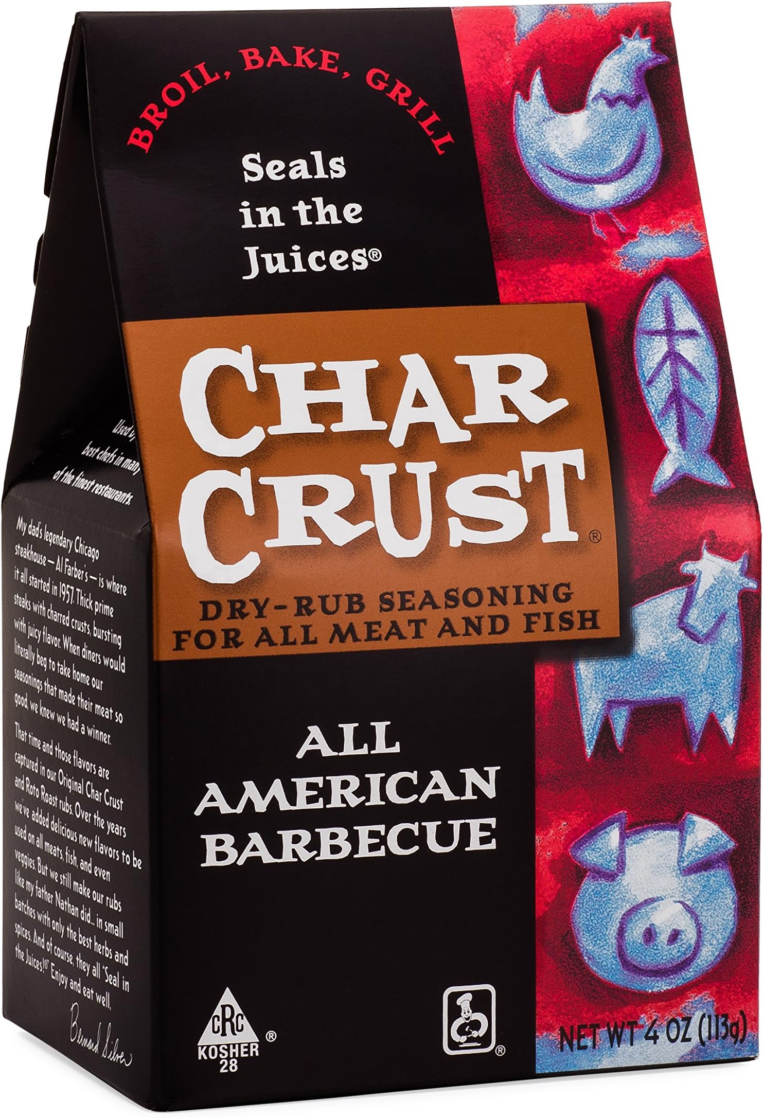 Amazon.com : Char Crust Dry Rub Seasoning – Original Hickory Grilled ...