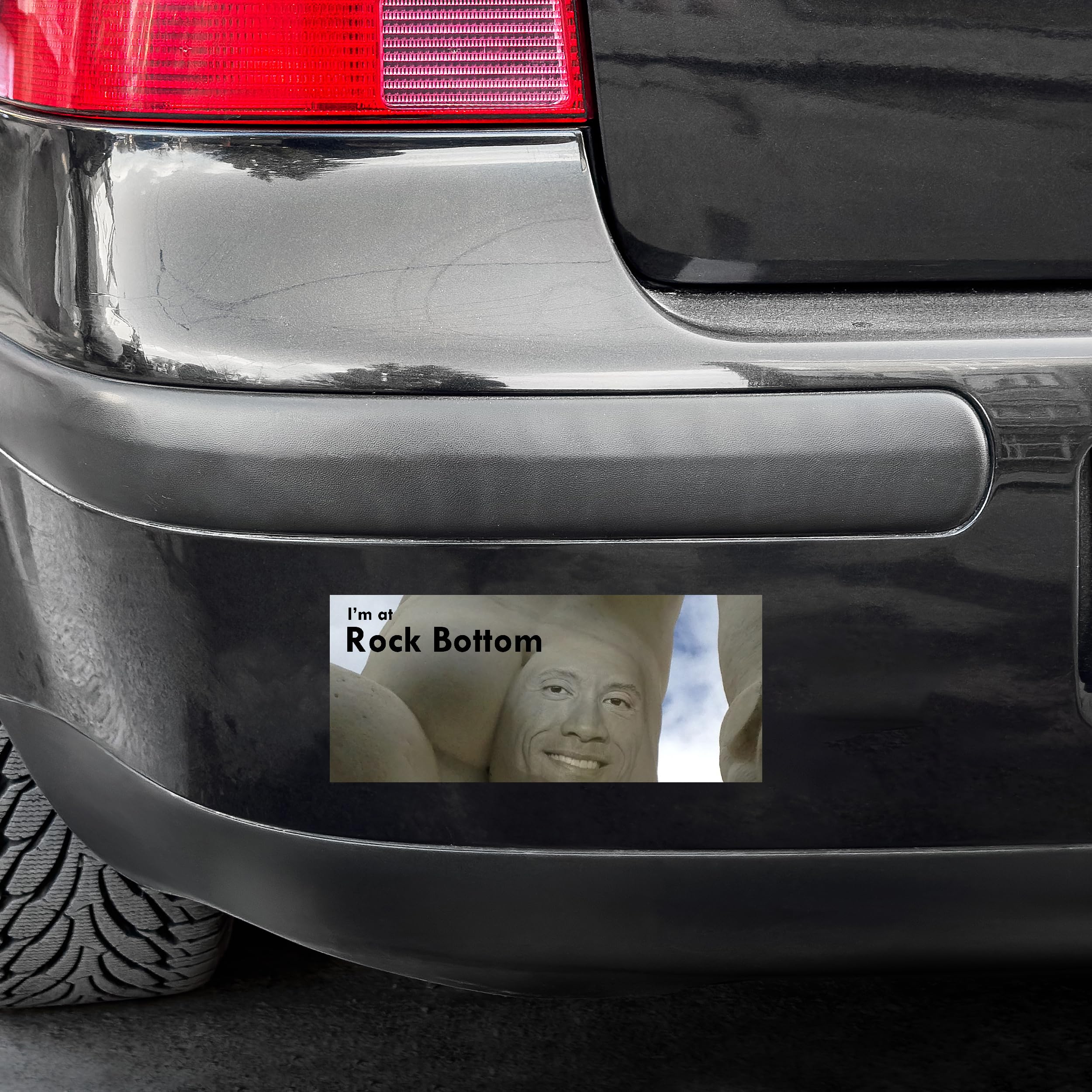 Funny Bumper Stickers Normalize Hitting The Curb Bumper Sticker - Funny ...