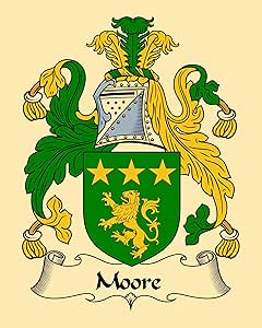 Amazon.com: Carpe Diem Designs Moore Coat of Arms/Moore Family Crest ...