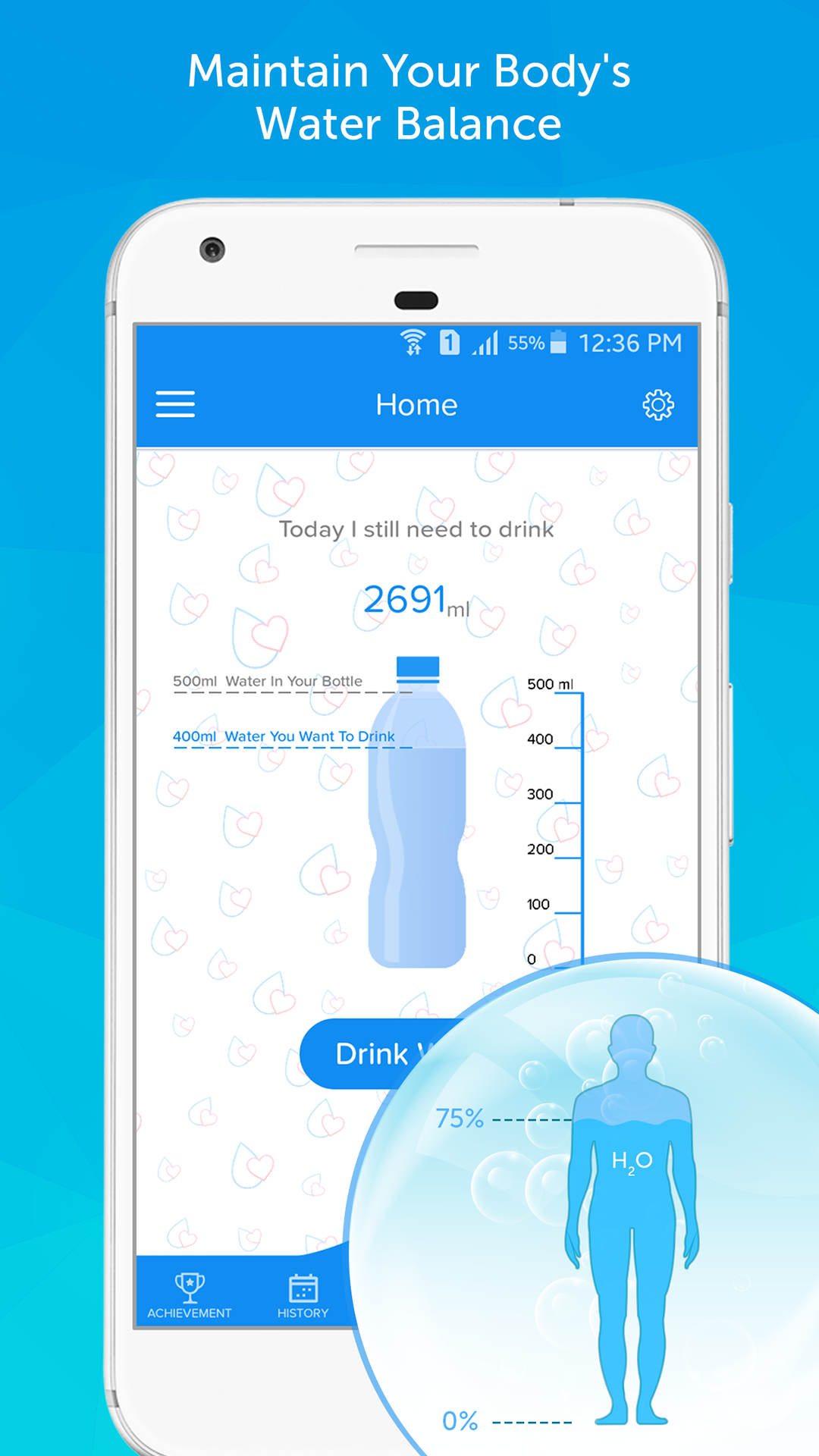 Drink Water Reminder : Daily Tracker & Monitor - App on Amazon Appstore