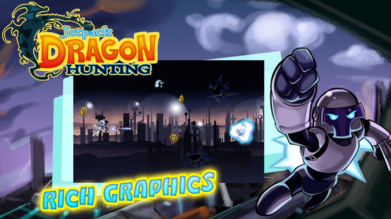 Jetpack Dragon Hunting - Fantasy Joyride Shooting Black Hellfire ...