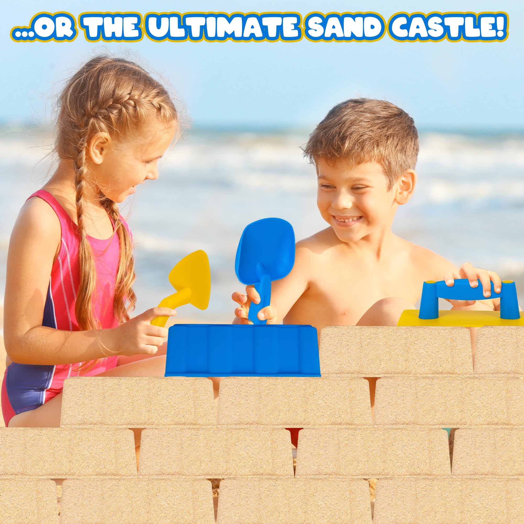 Snapklik.com : ArtCreativity Sand Brick Maker For Kids - 4 Piece Sand ...