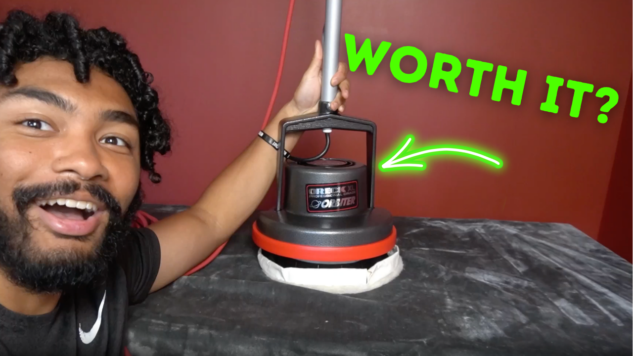 Watch BEFORE You BUY The Oreck Commercial Orbiter Floor Cleaner on ...