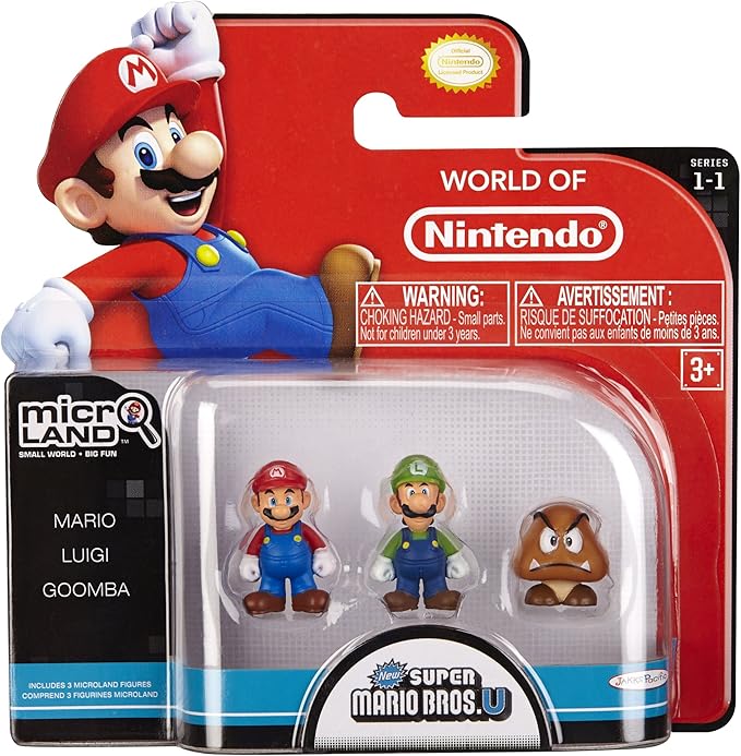 Nintendo Mario Bros Universe Micro Wave 1: Mario, Luigi and Goomba ...