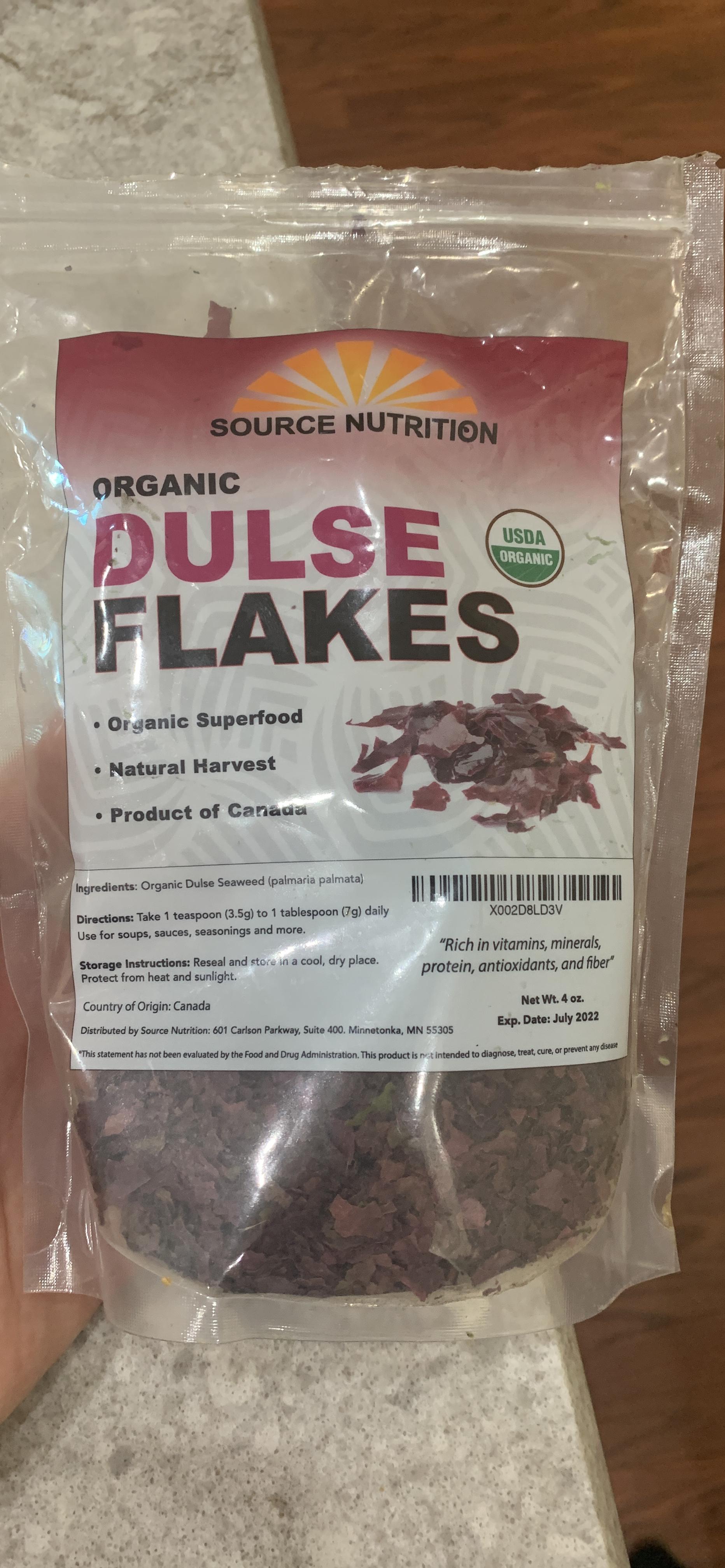 Amazon.com: Organic Dulse Flakes - Sun Dried, Wild Crafted, North ...