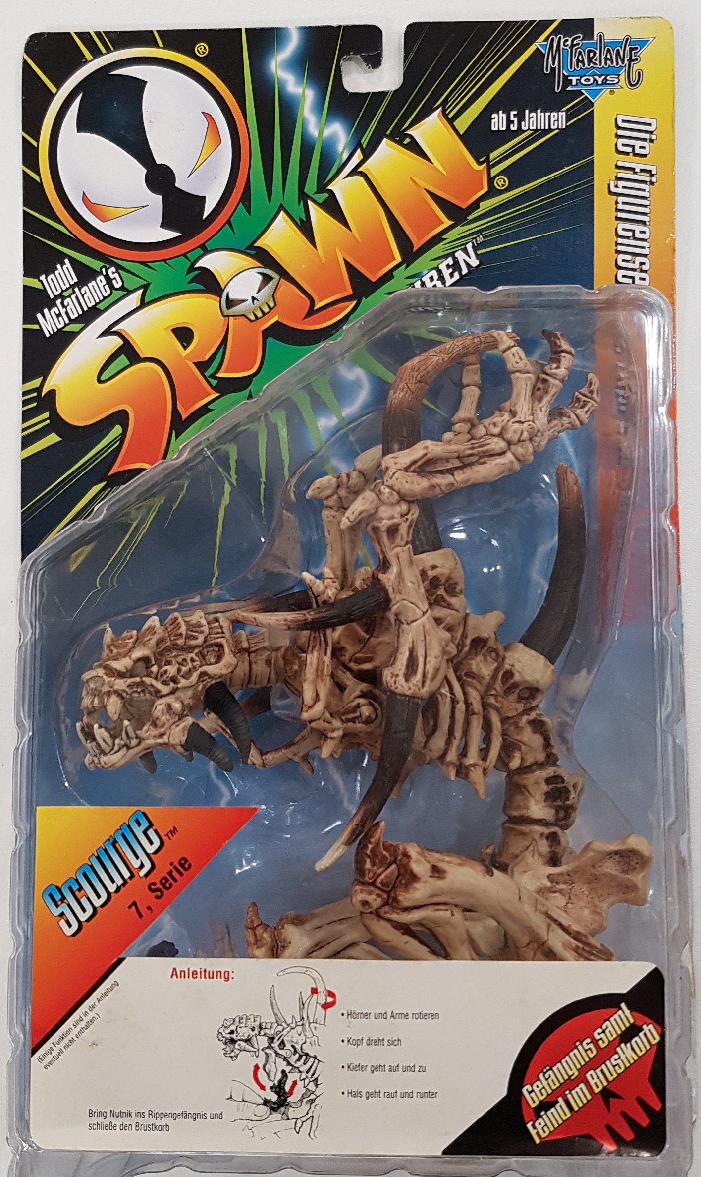 Amazon.co.jp: McFarlane Spawn 07 Scourge (beast skeleton) 1996 by Spawn ...