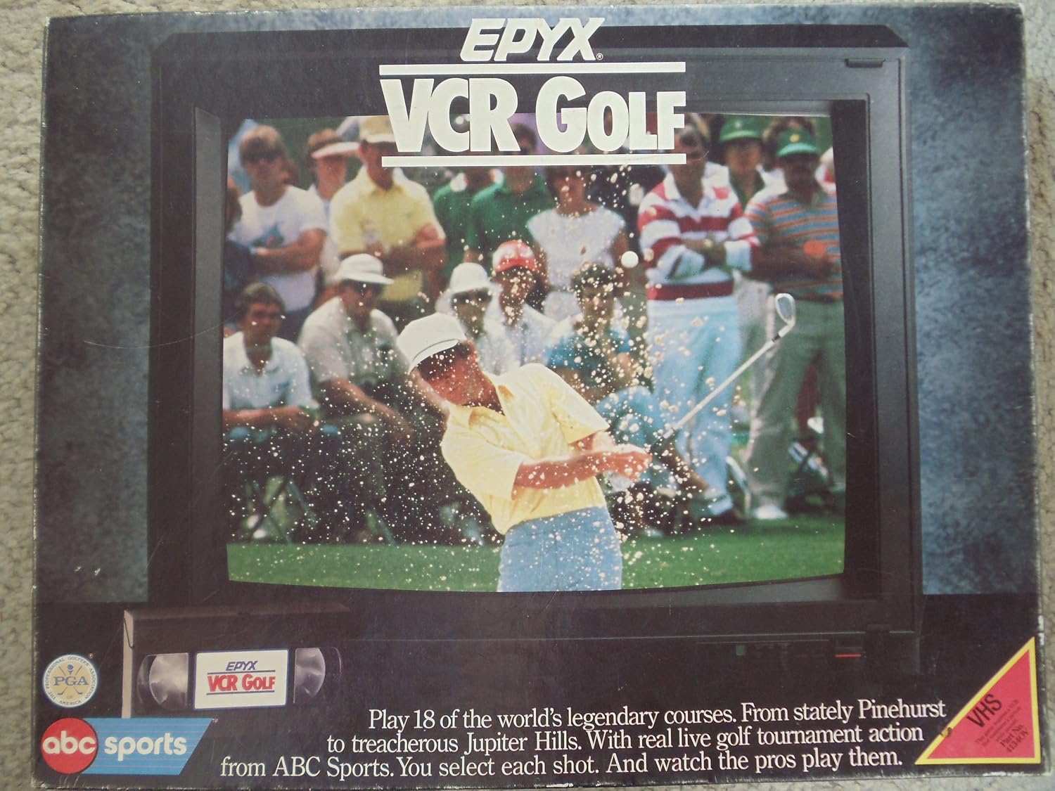 Amazon.com: ABC Sprots VCR GOLF by EPYX : Toys & Games