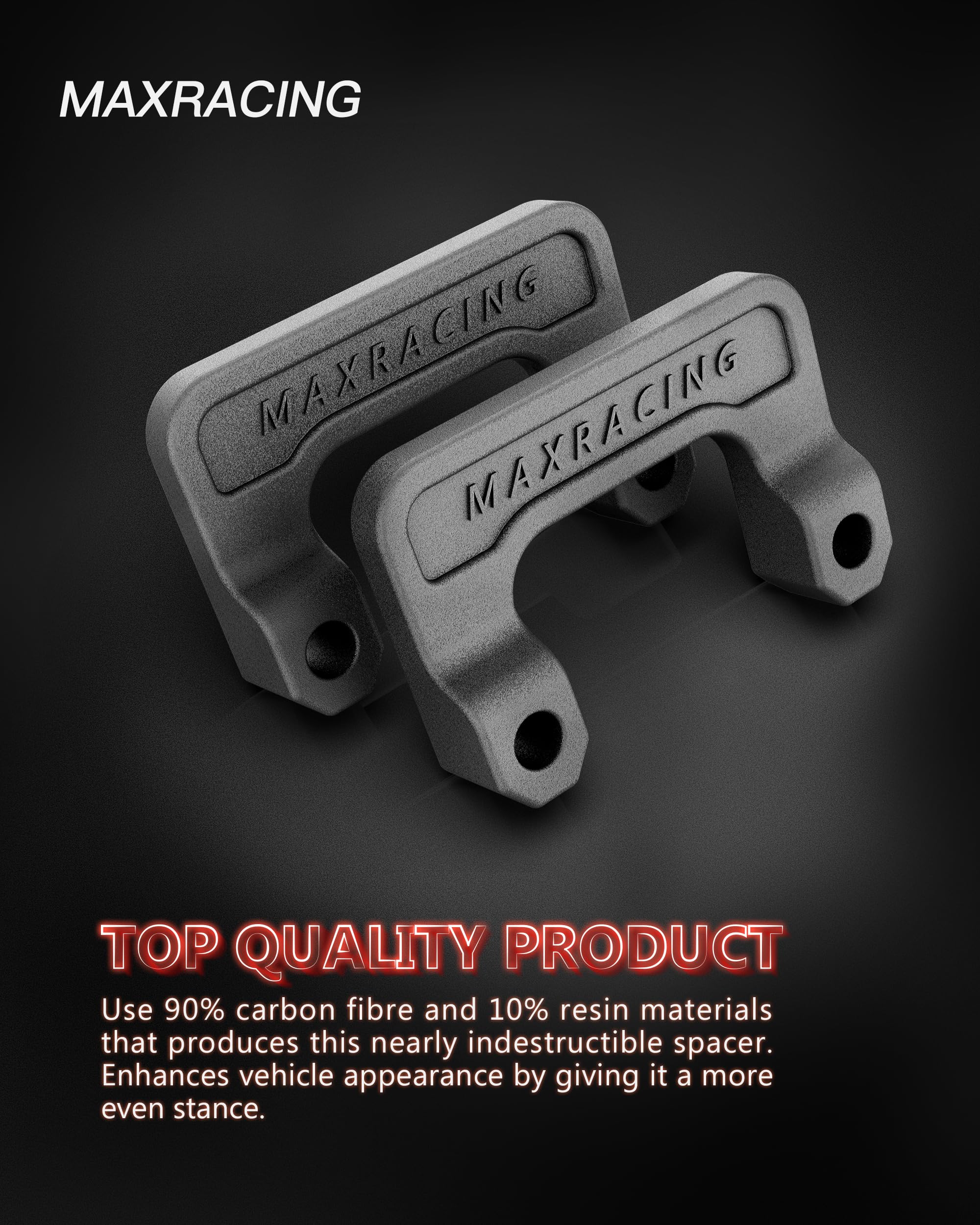 Snapklik.com : Maxracing 2" Front + 1.5" Rear Leveling Lift Kit Compatible