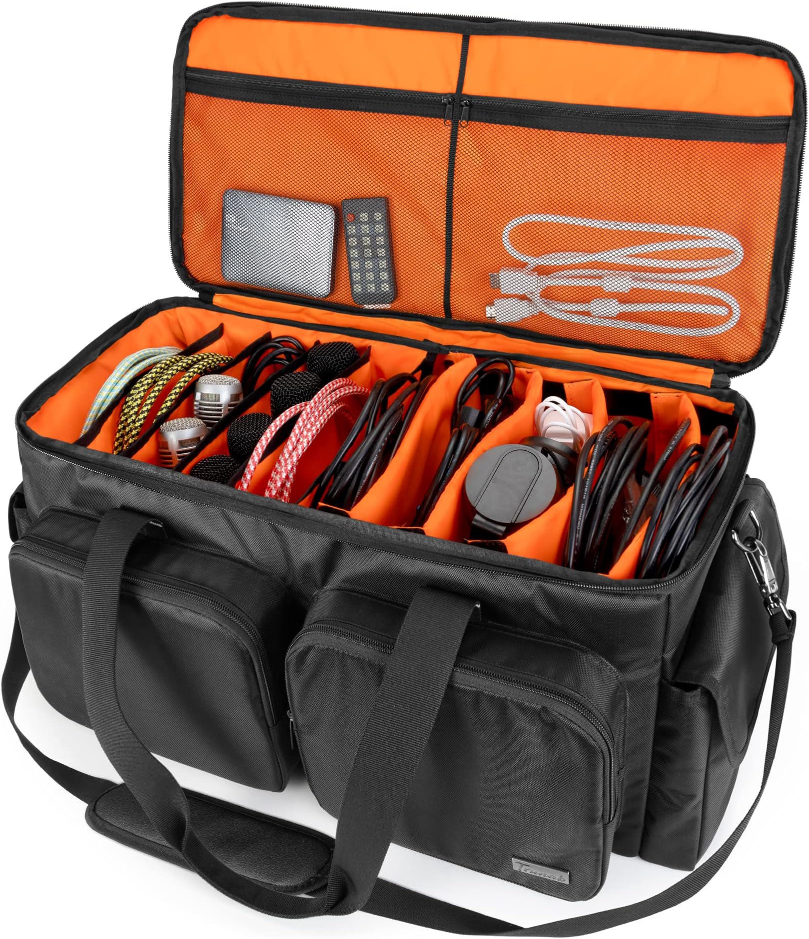 Amazon.com: CablePhyle - Professional 15-Slot Cable File Gig Bag, for ...