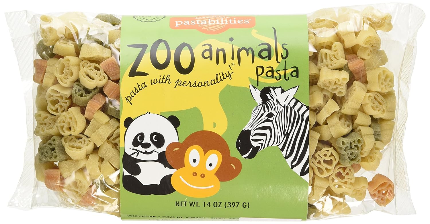 Amazon.com : Zoo Animals Pasta 14 oz (Pack of 2) : Grocery & Gourmet Food