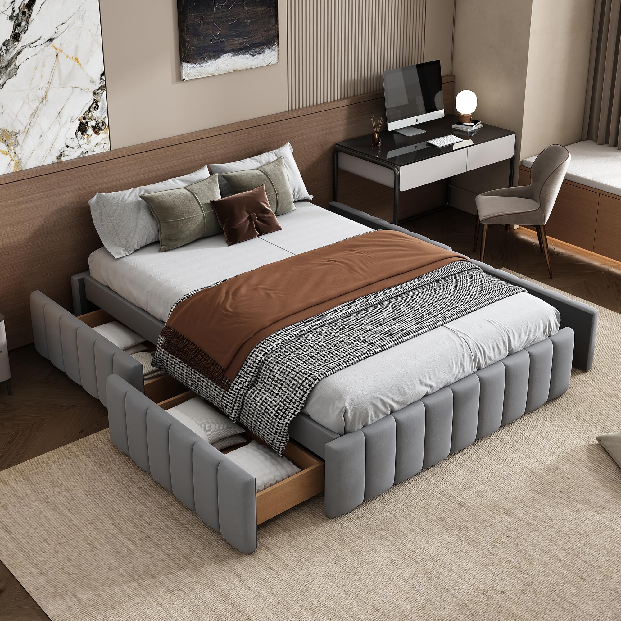 Pallet Bed Storage Love The Storage Underneath Too!! 😌 This Is A