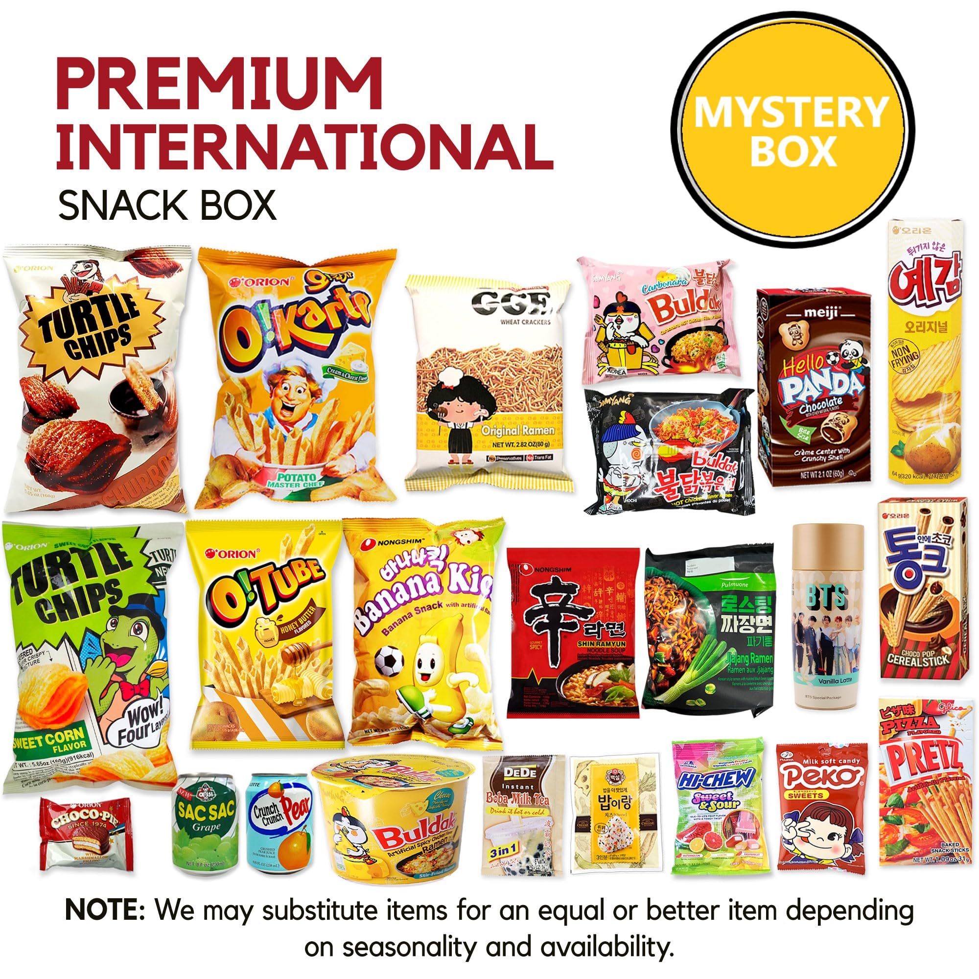Snapklik.com : Asian Snacks Box - Mystery Box Japanese Snacks, Chinese ...