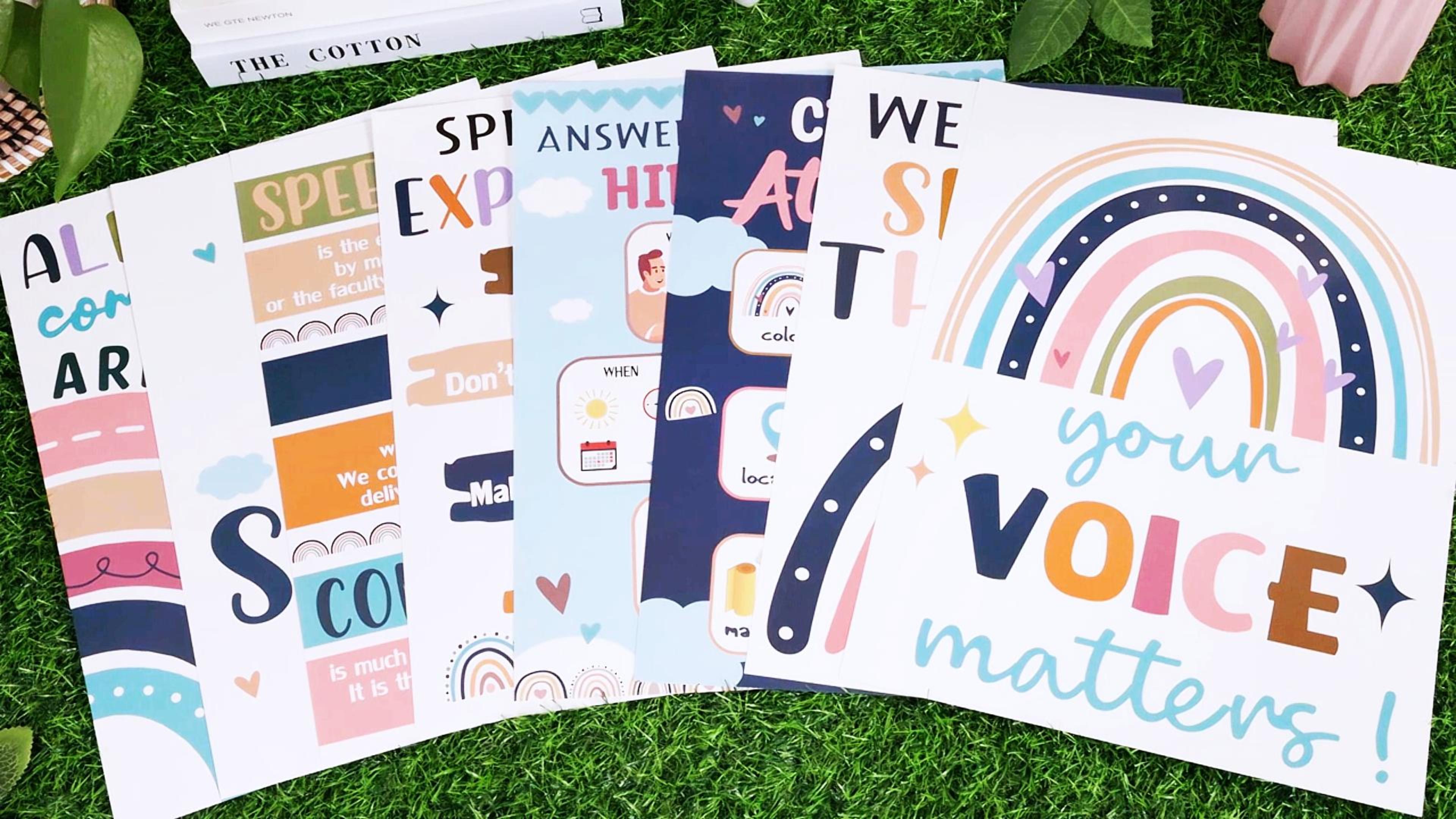 Speech Therapy Bulletin Board 16 Speech Therapy Posters A4 Size - SLP ...