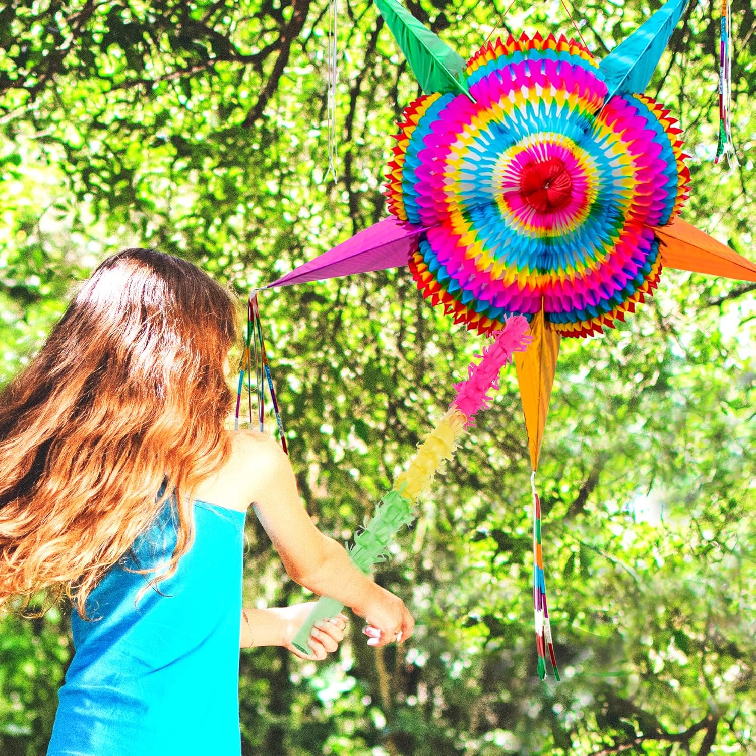 Buy Mexican Piñata (Large 32 inches)- Authentic Handmade Foldable Large ...