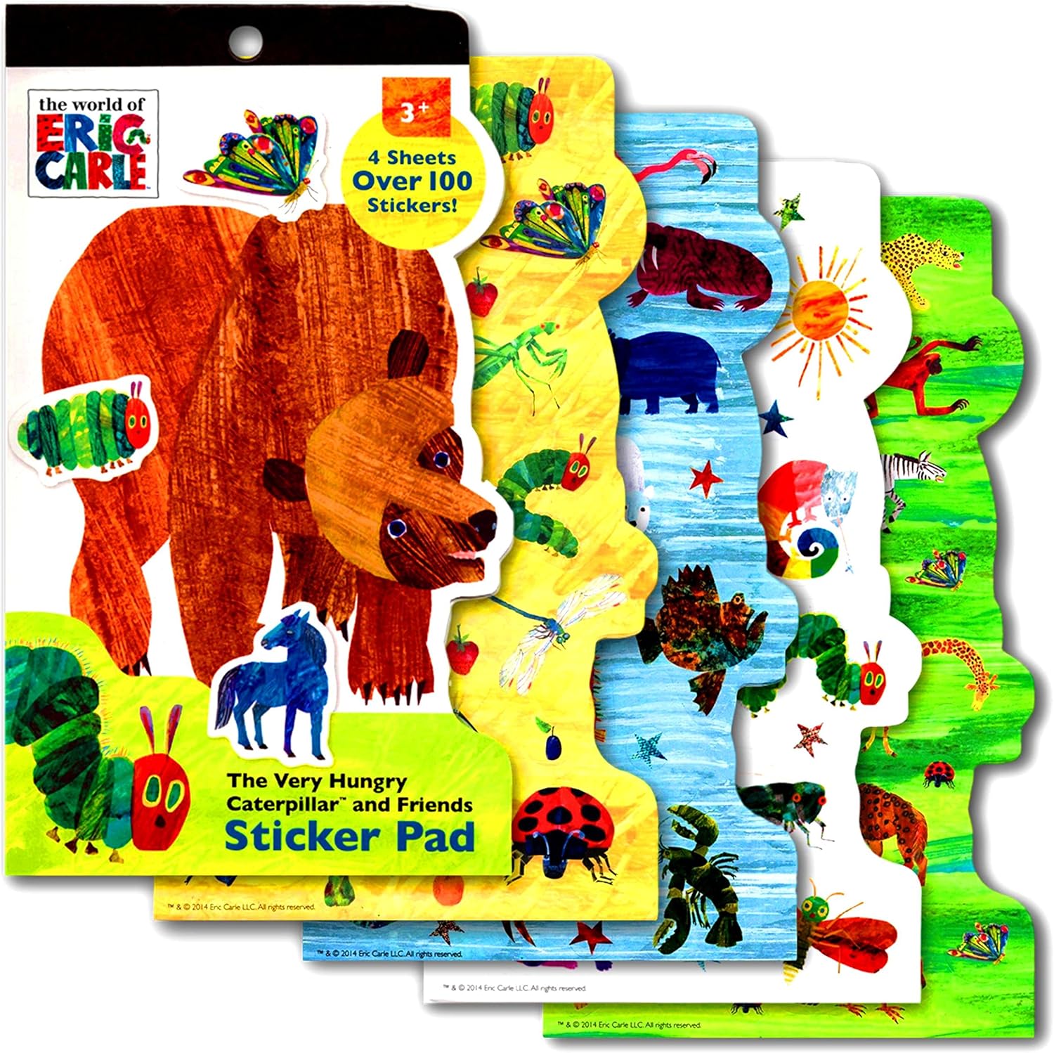 Amazon.com: World of Eric Carle Stickers - 4 Sheets of Stickers : Arts ...