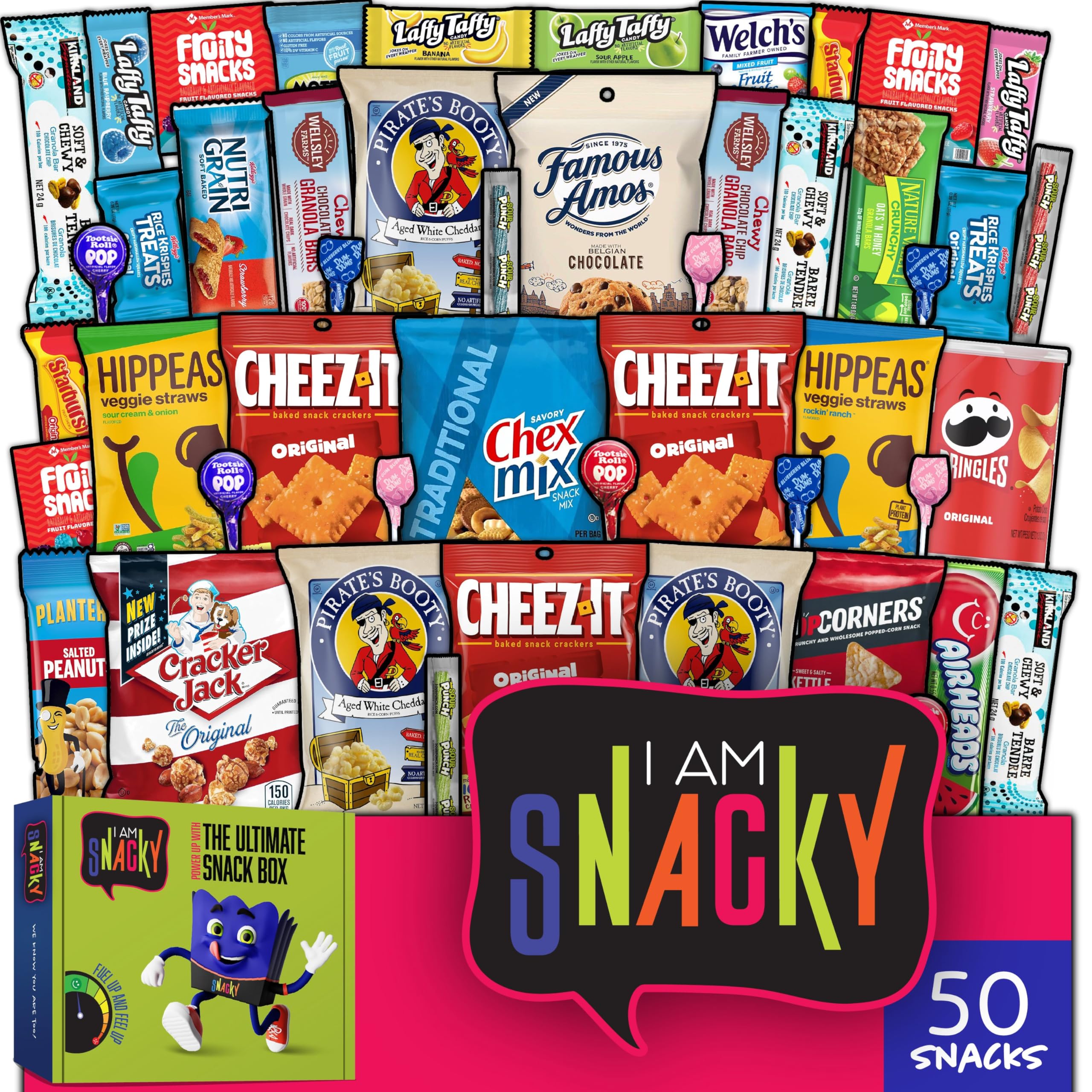Amazon.com: I AM Snacky - Holiday Christmas Snack Box Care Package ...