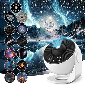 Mexllex 13 in 1Galaxy Projector Light with 12 Film Discs, Planetarium ...