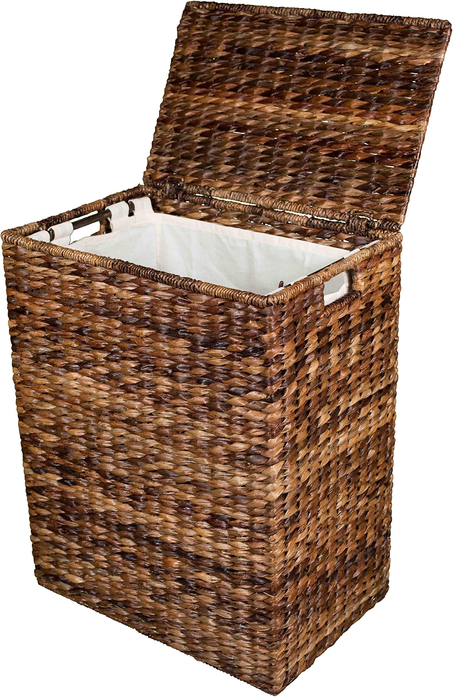 Amazon.com: SEDLAV Laundry Basket, Large Wicker Laundry Hamper with ...