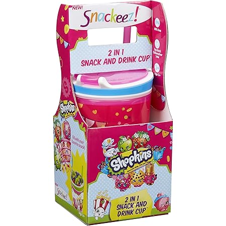 Amazon.com : Nuby 1pk Snack N' Sip 2 in 1 Plastic Snack and Drink Cup ...