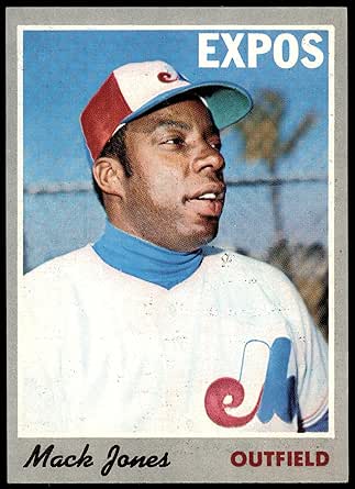 Amazon.com: 1970 Topps # 38 Mack Jones Montreal Expos (Baseball Card ...