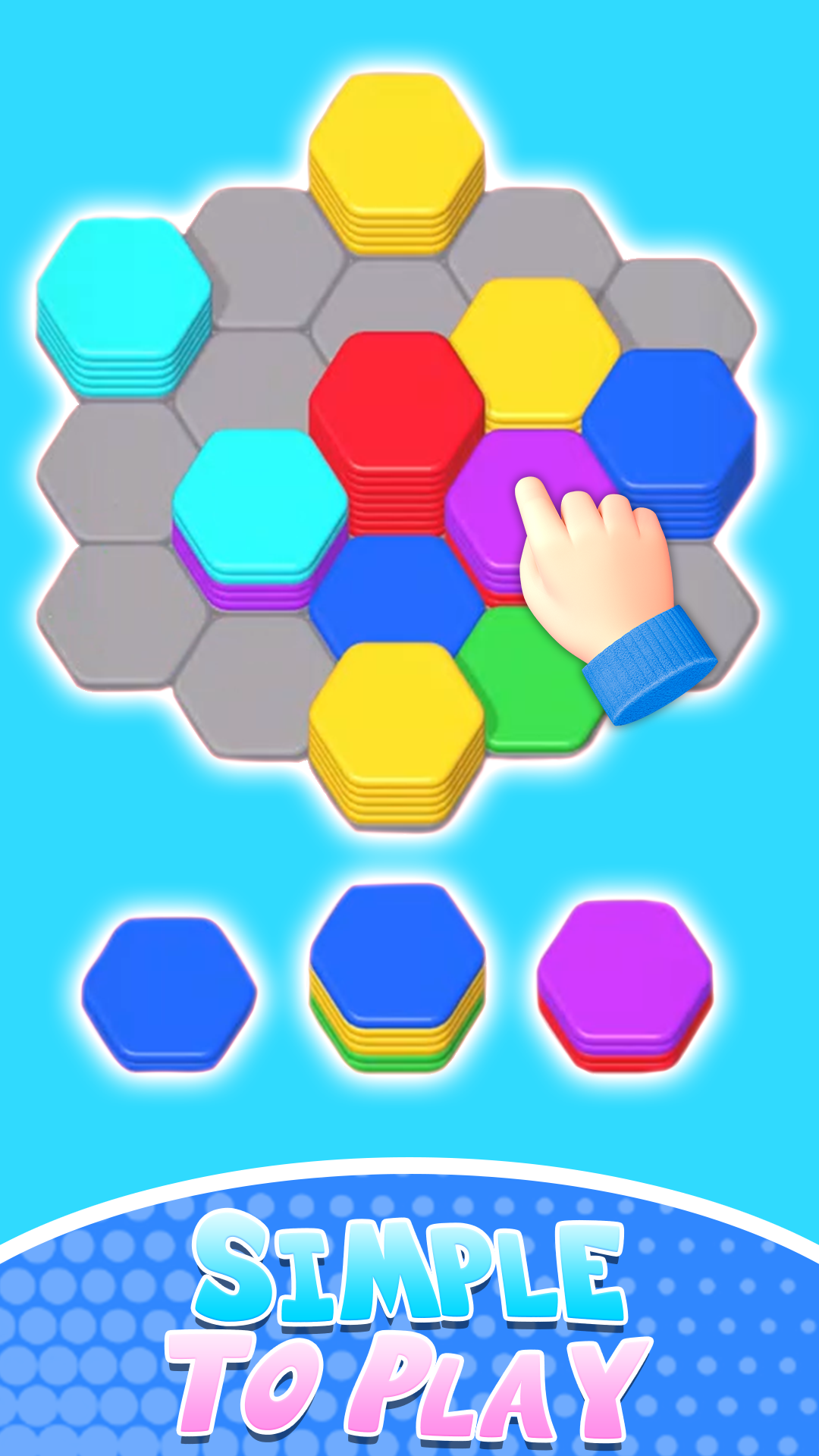 Hexagon Puzzle - Color Stack - App on Amazon Appstore