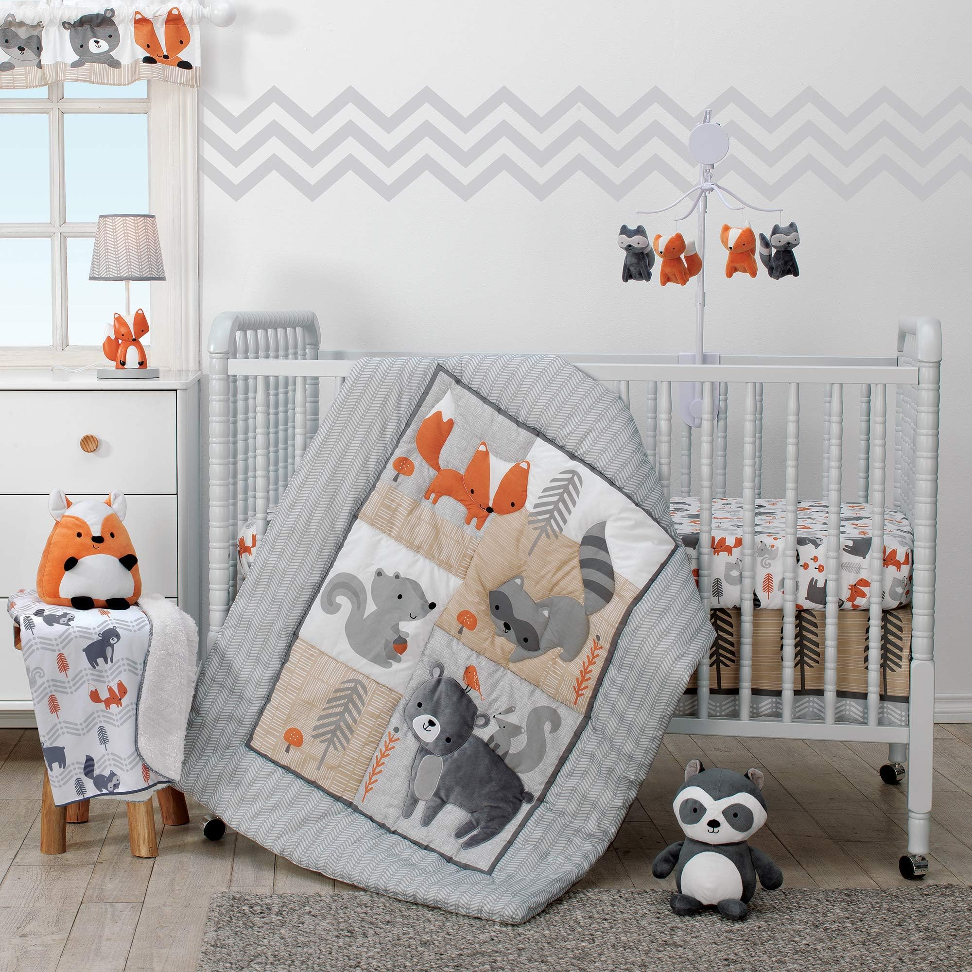 Amazon.com : Bedtime Originals Roar Dinosaur 3 Piece Crib Bedding Set ...