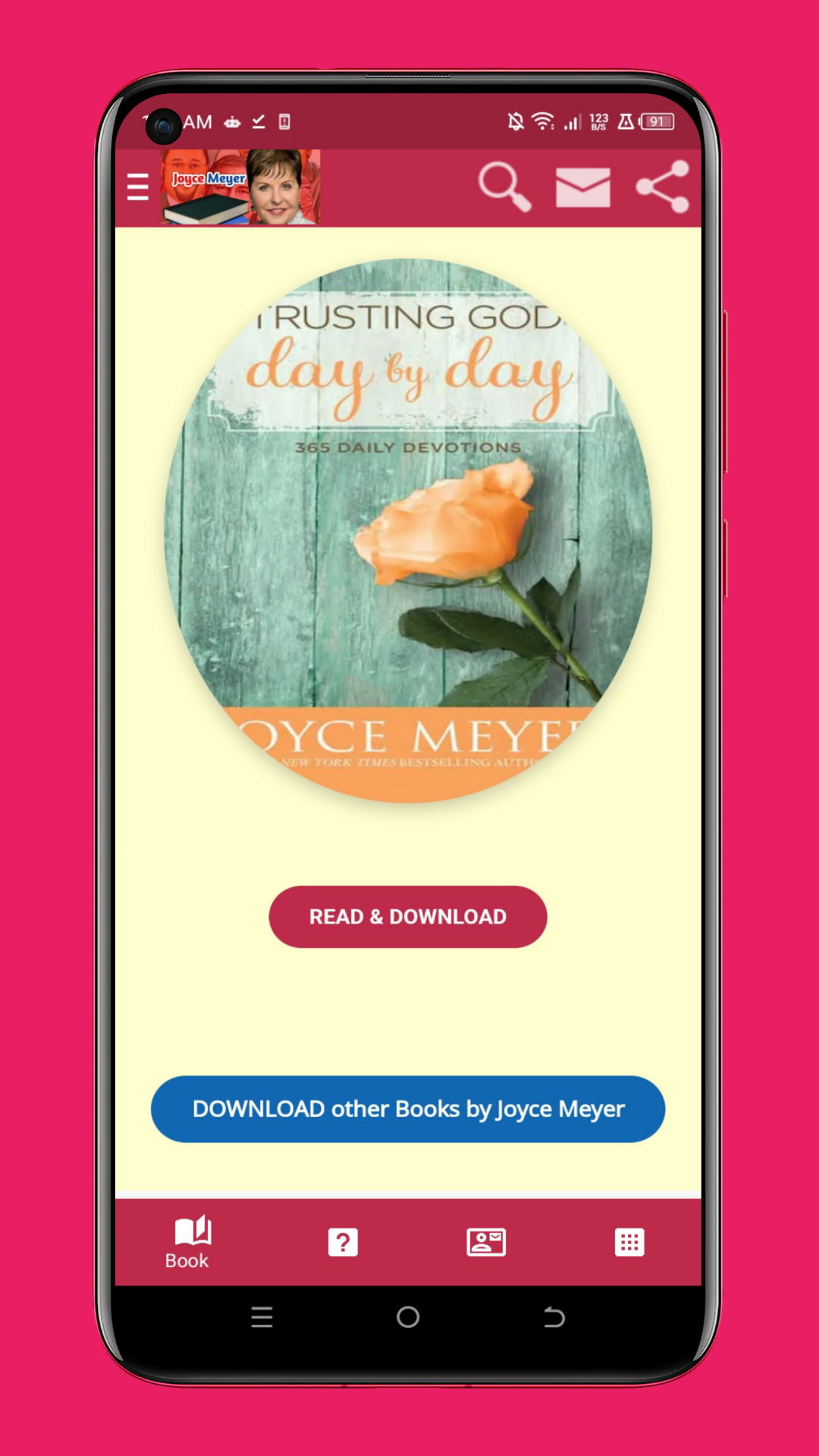 Joyce Meyer -Trusting God Day by Day: 365 Daily Devotions - App on Amazon Appstore