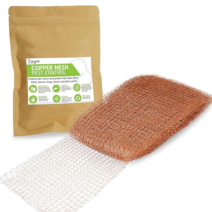 Buy Agile Copper Mesh Snail and Slug Repellent -3m/10ft- Rodent Mesh ...