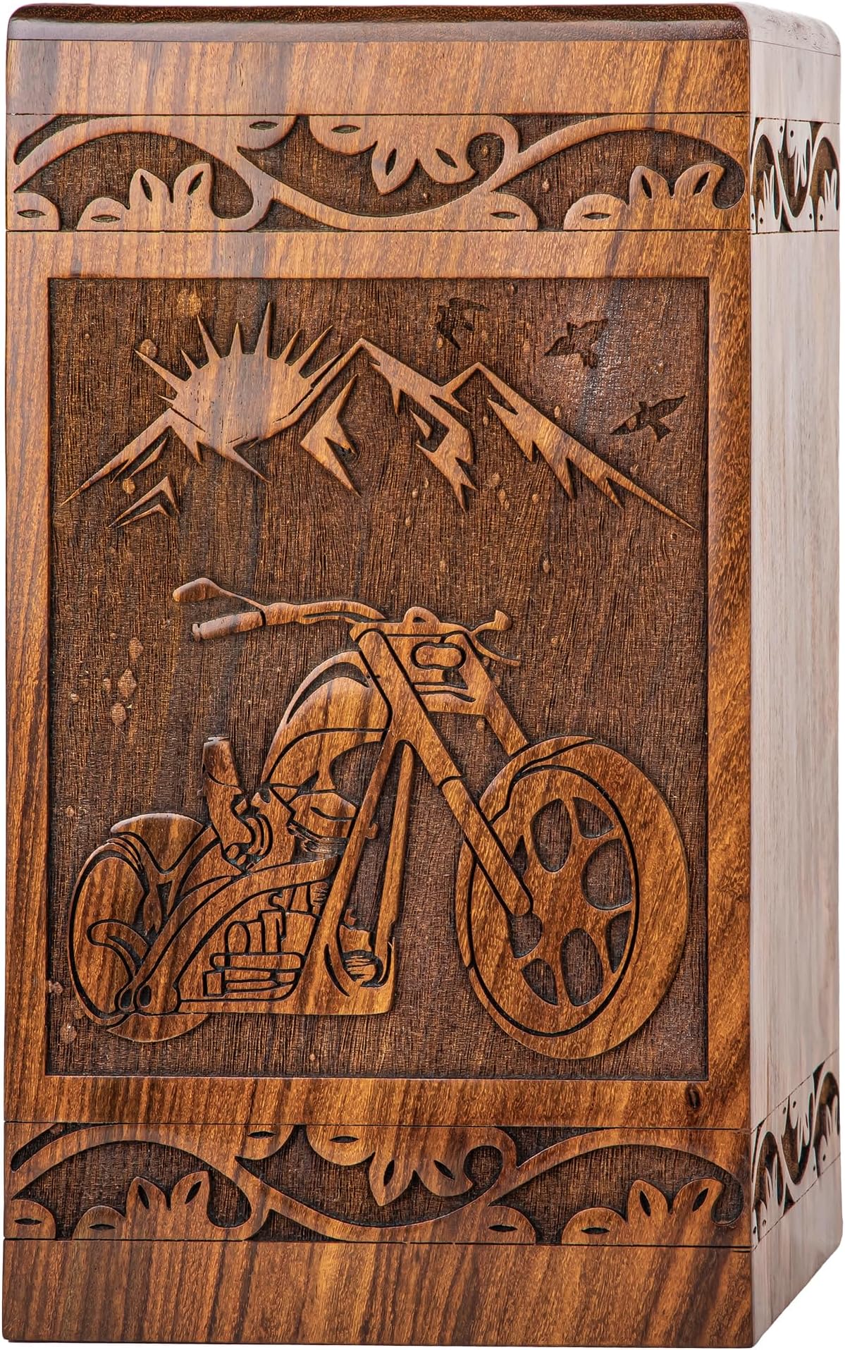 Amazon.com: Dad Motorcycle Mini Urn Ashes Holder Biker Memorial Loss of ...