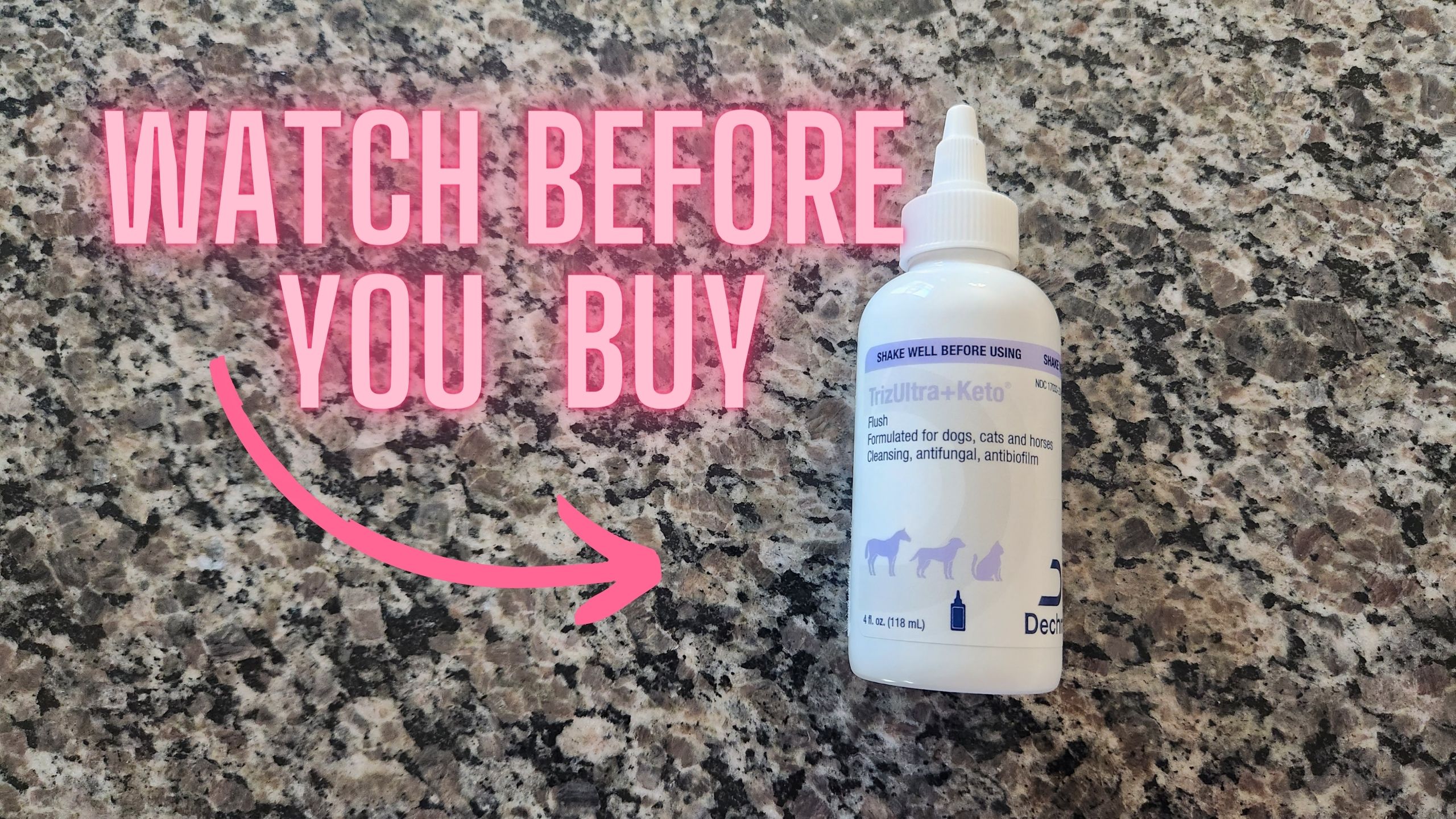 Watch Hands on review of Dechra Topical TrizULTRA Keto Flush on Amazon Live