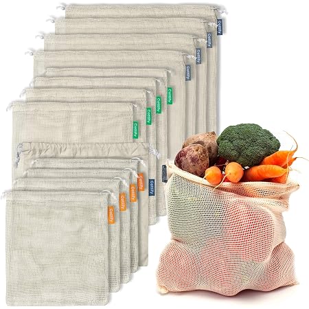 Amazon.com: VEJIBAG Standard | Certified Organic Cotton Vegetable ...