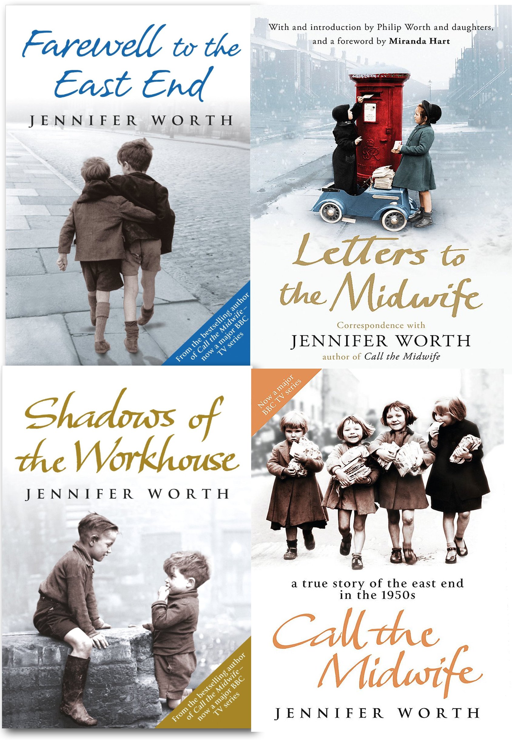 Buy Jennifer Worth Collection 4 Books Set (Call The Midwife, Shadows Of ...