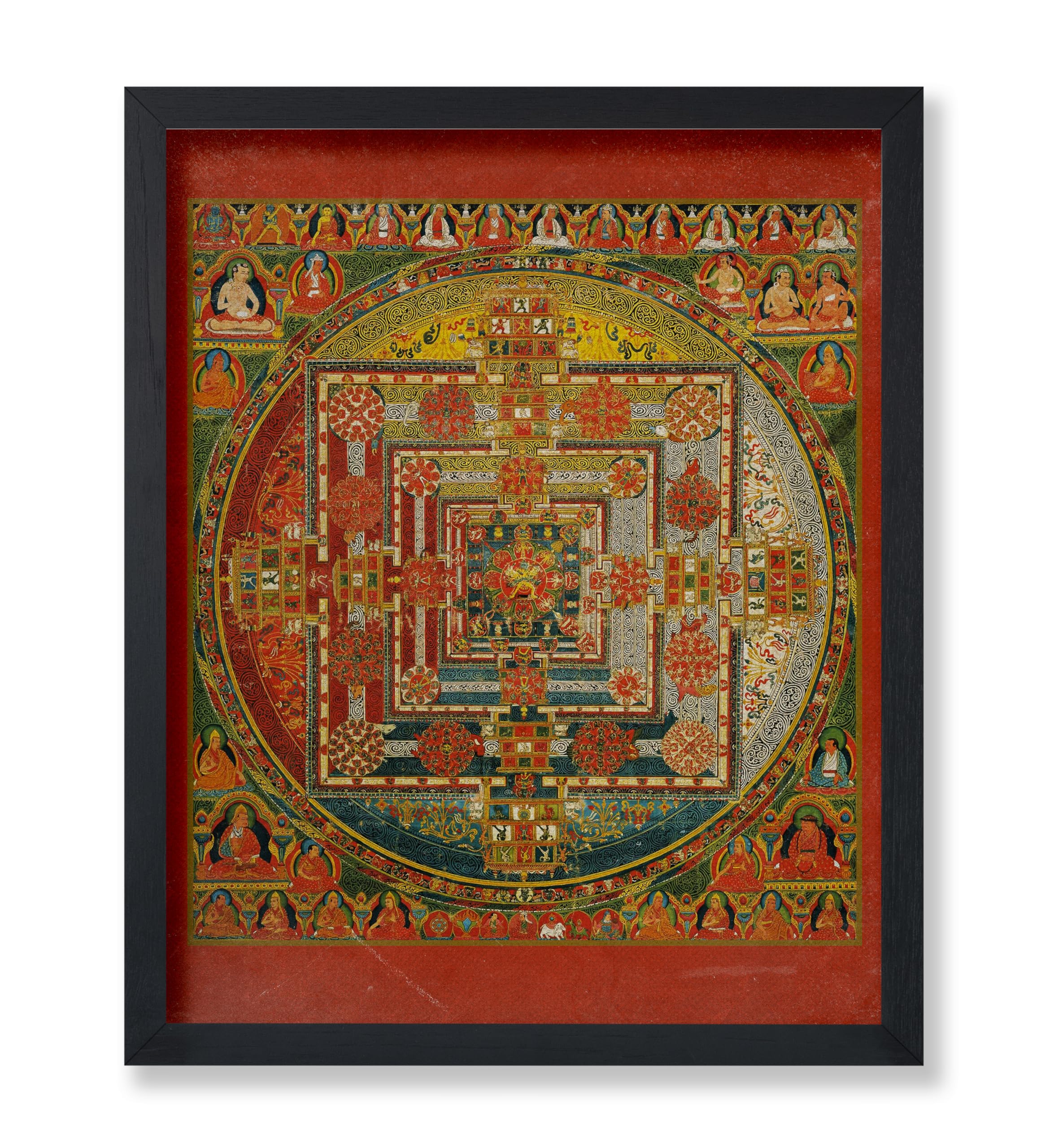 Amazon.com: Poster Master Vintage Kalachakra Mandala Poster - Retro ...