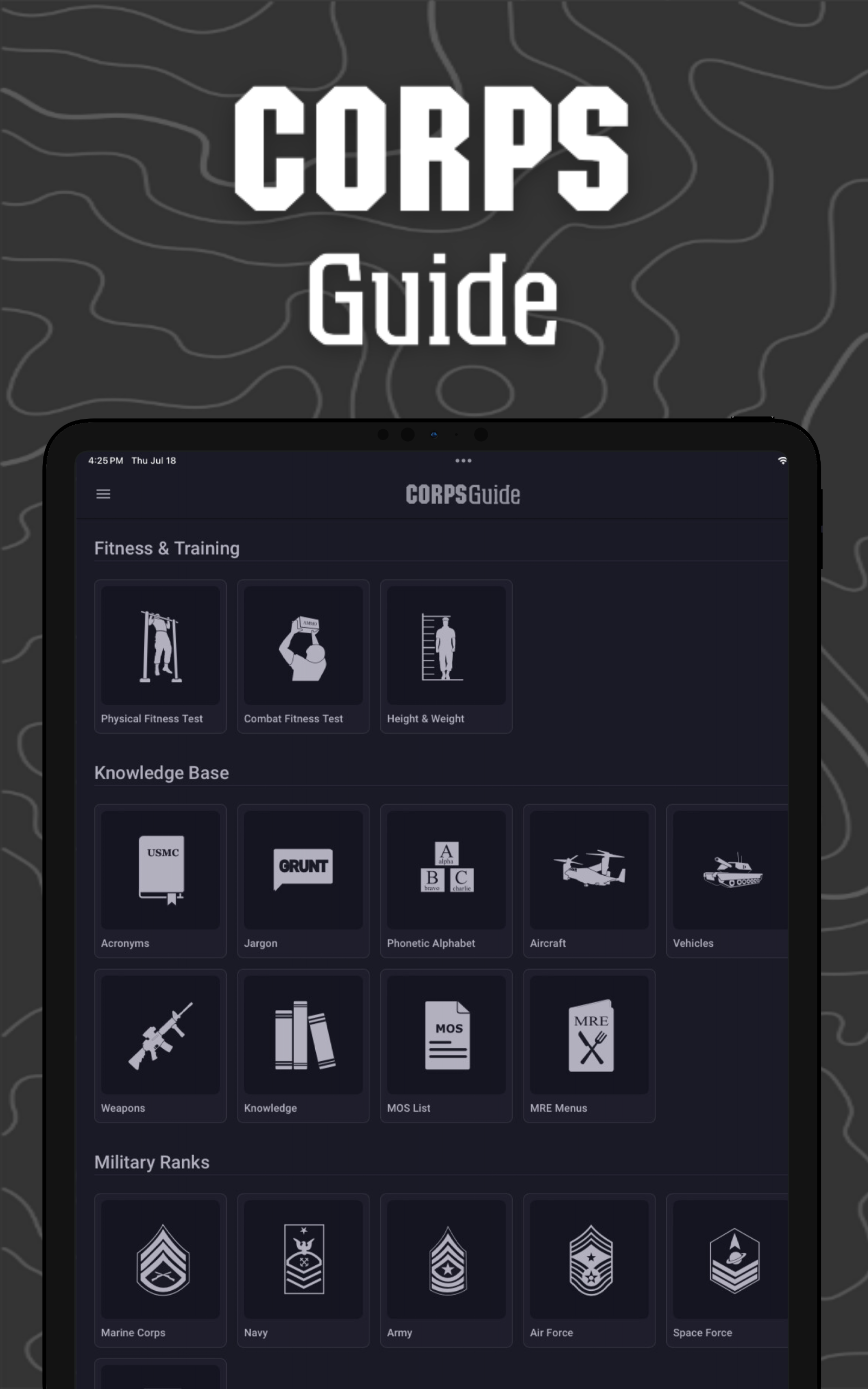 CorpsGuide - App on Amazon Appstore